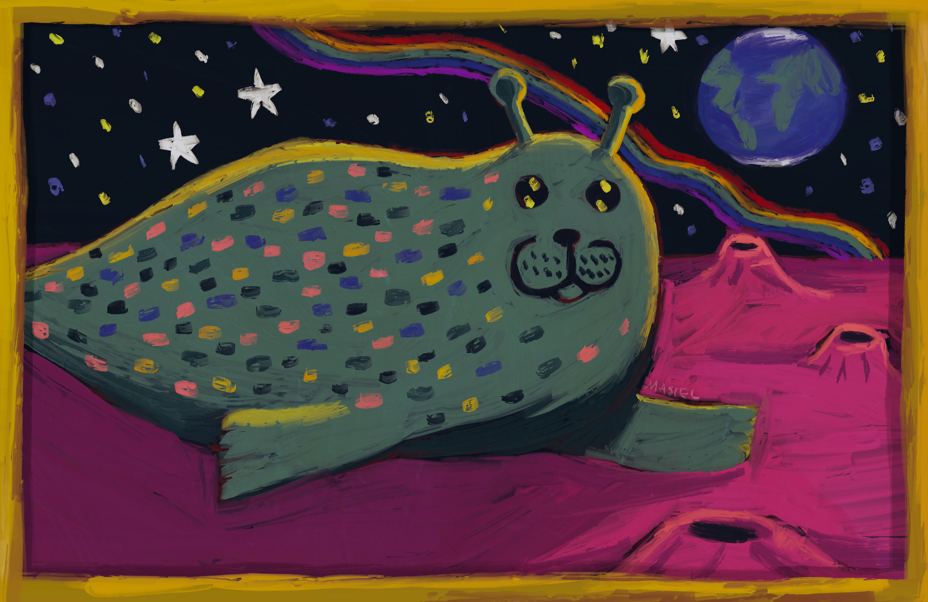 Sheezy.Art – Alien seal by @Kayfabe