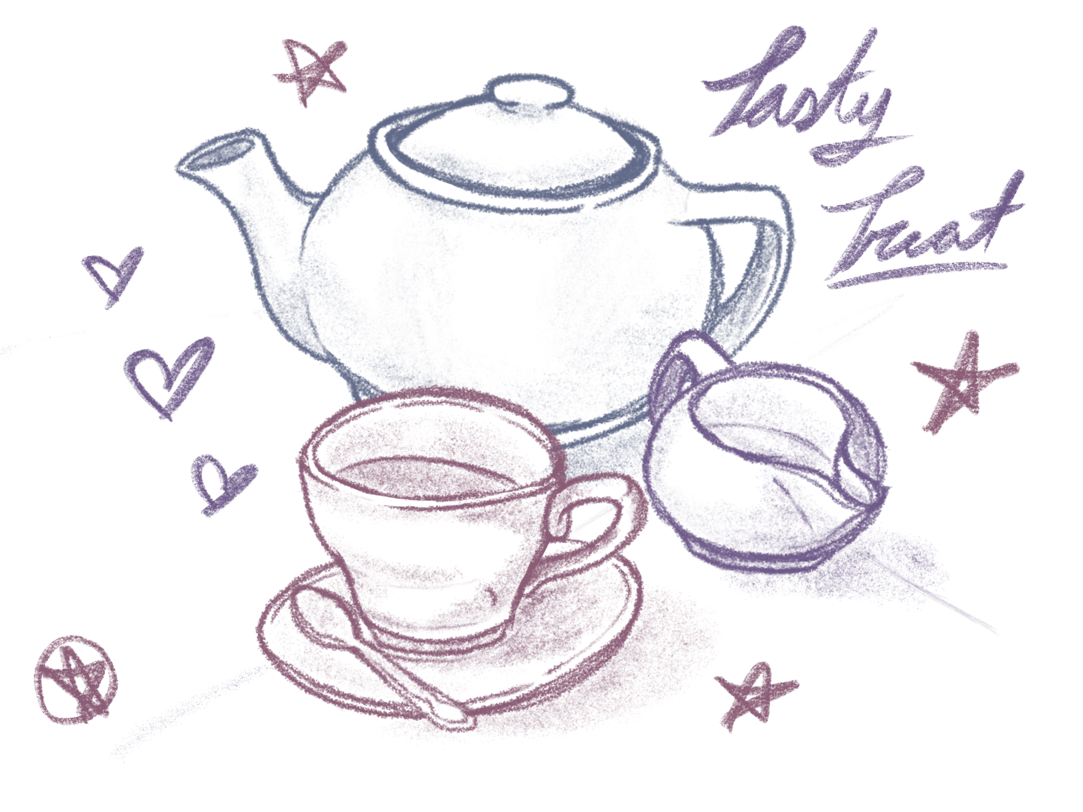 Tea Party by @Dax_Sketchbook – Sheezy.Art