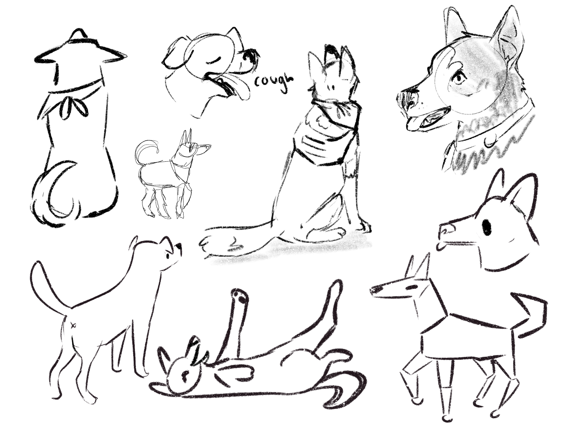 Dog Life Drawing (pt1) by @Dax_Sketchbook – Sheezy.Art