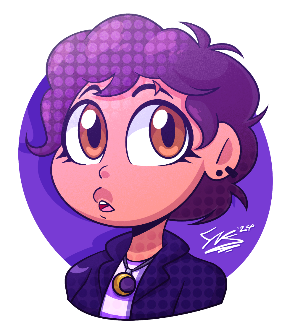 Luz in Purple by @Lynk – Sheezy.Art