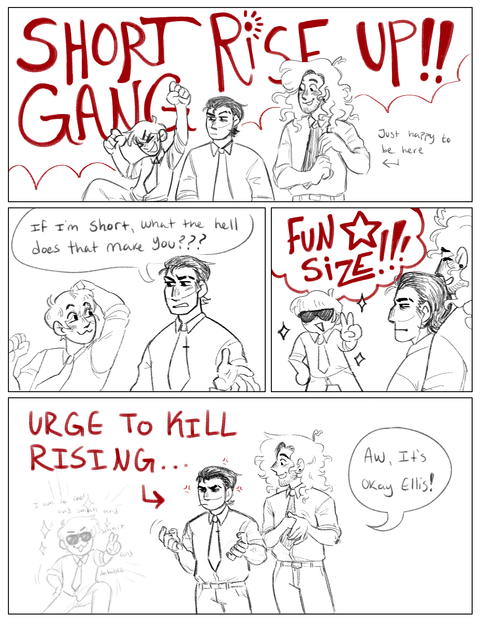 [ Comic ] Short Gang - P1 by @Ellteo – Sheezy.Art