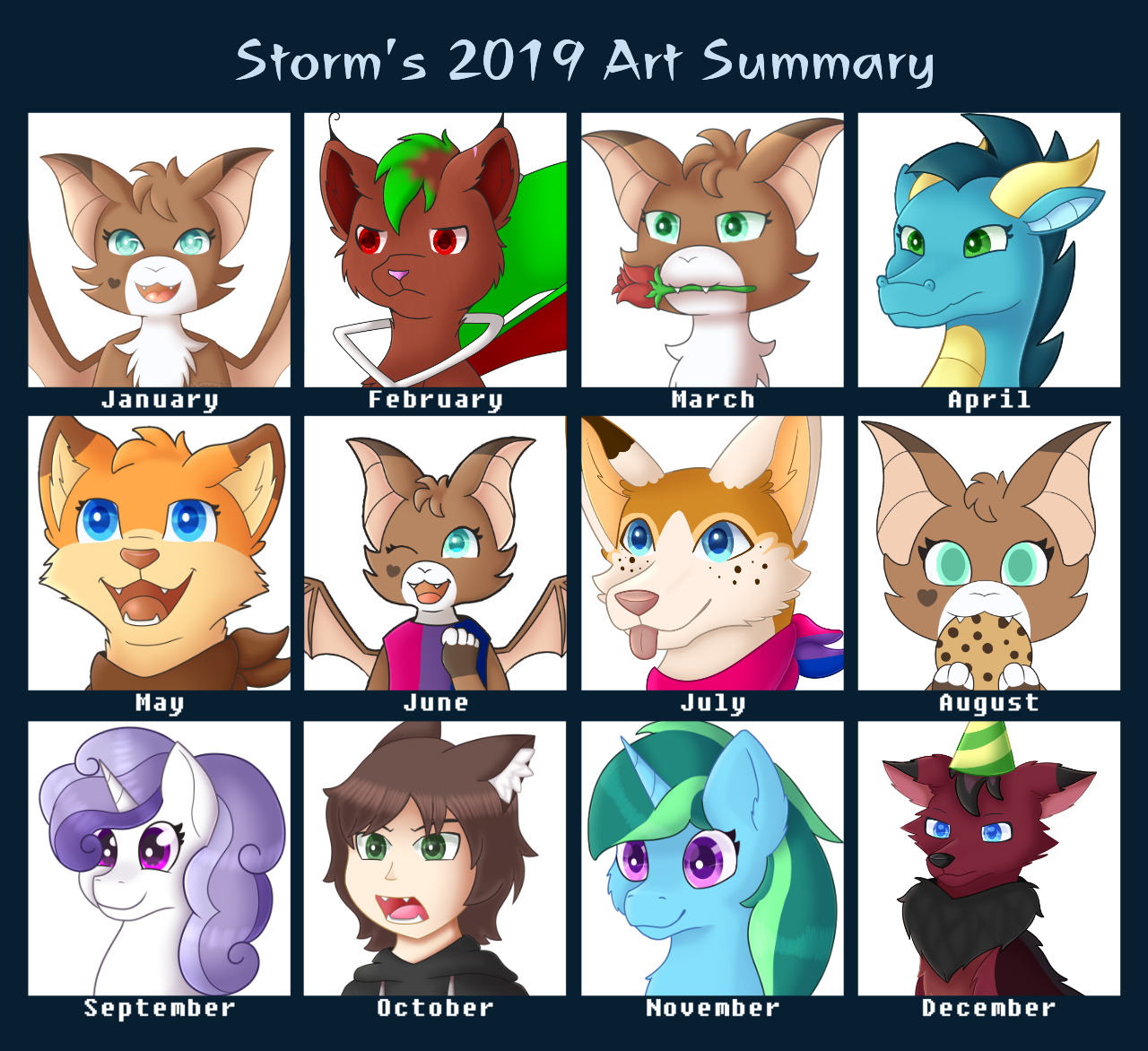 Art Summary 2019 by @Storm – Sheezy.Art