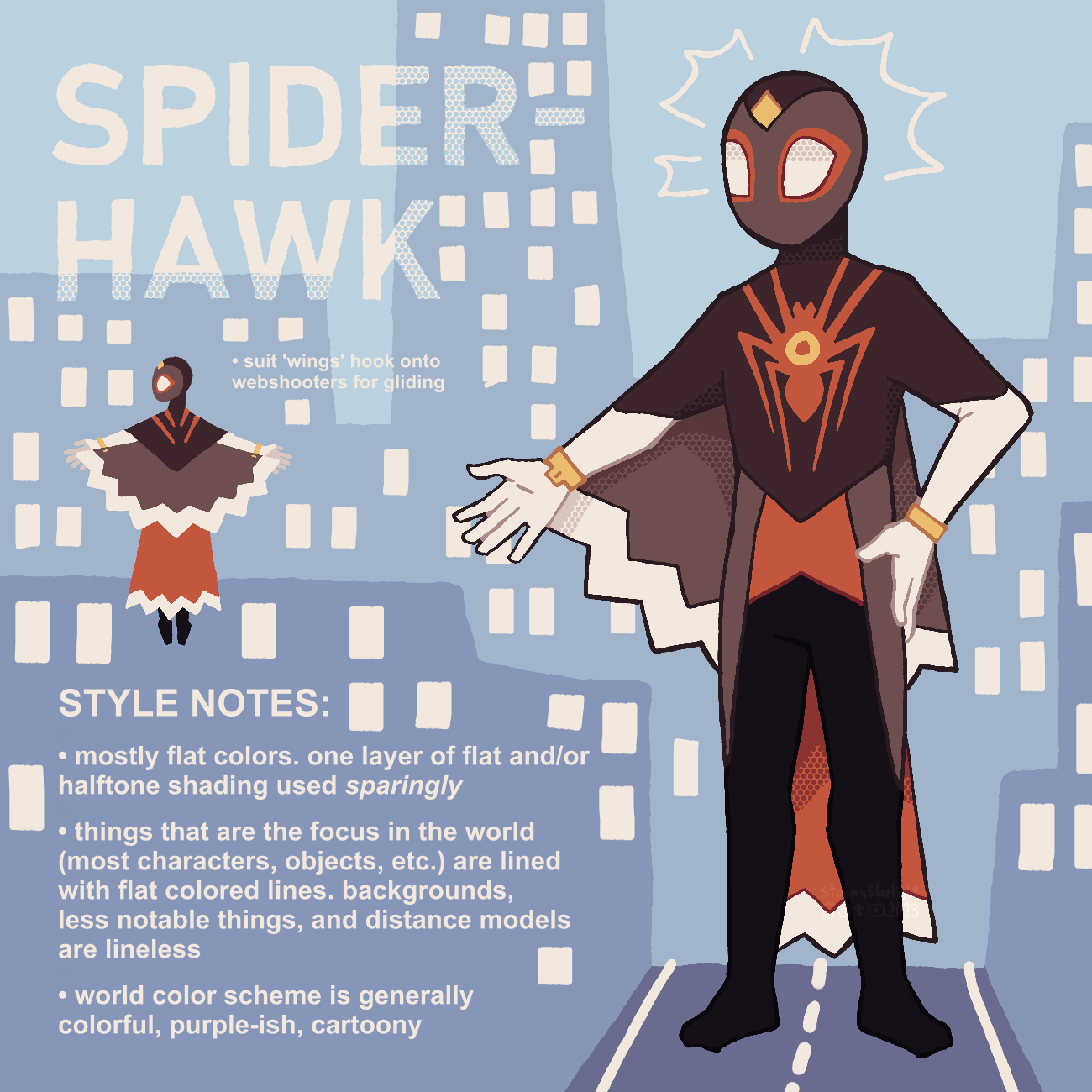 Spider-Hawk [ref] by @StormyStarlight – Sheezy.Art