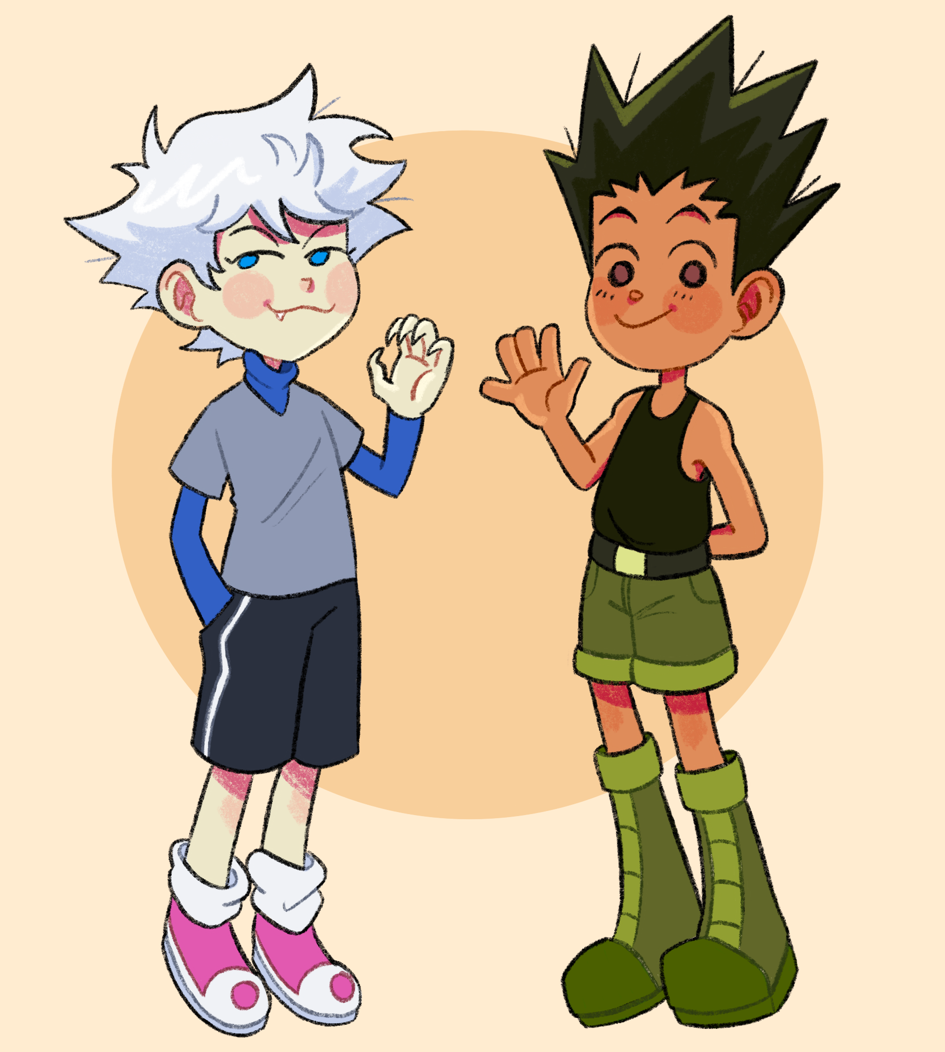Gon and Killua... again! by @Froyo – Sheezy.Art