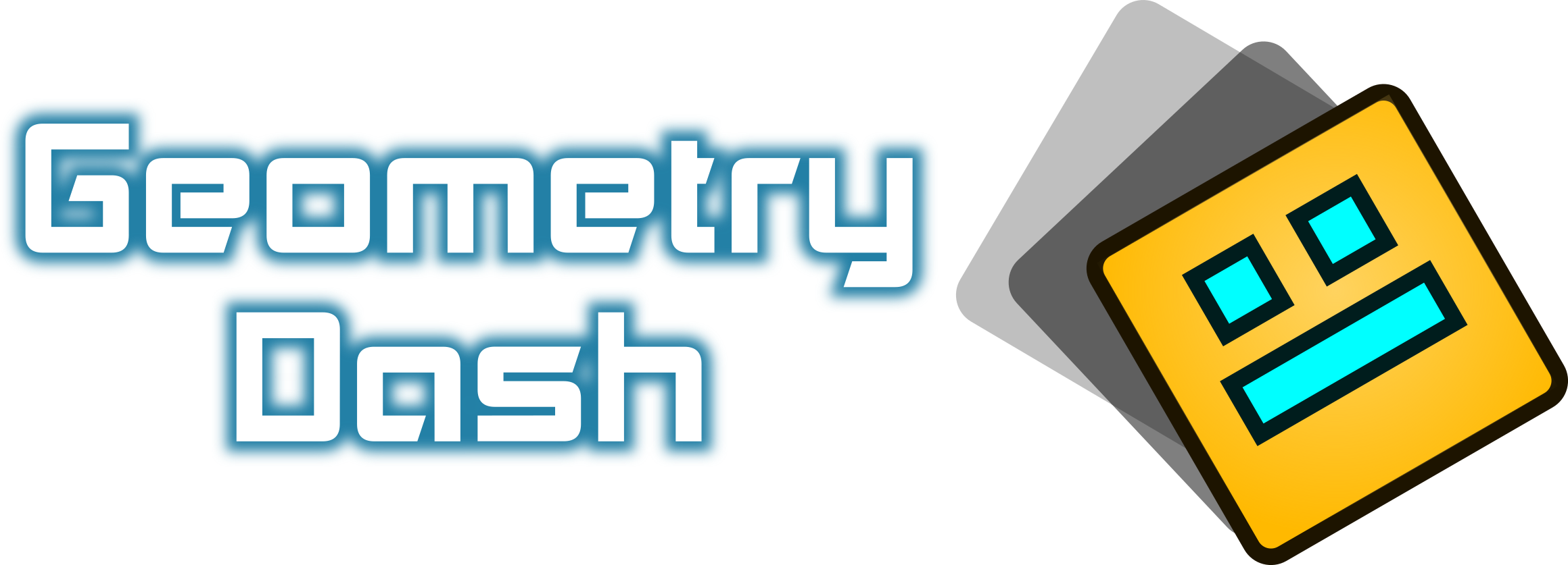 Sheezy.Art – Geometry Dash logo but The Impossible Game by @DXL44