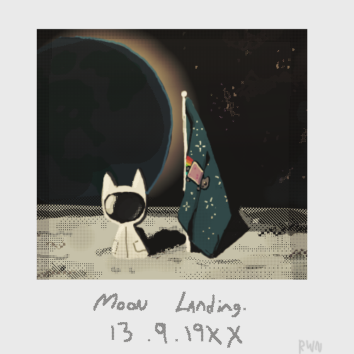 [2d] moon landing by @forest – Sheezy.Art