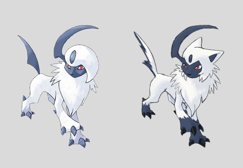 Sheezy.Art – absol redesign by @willowbone