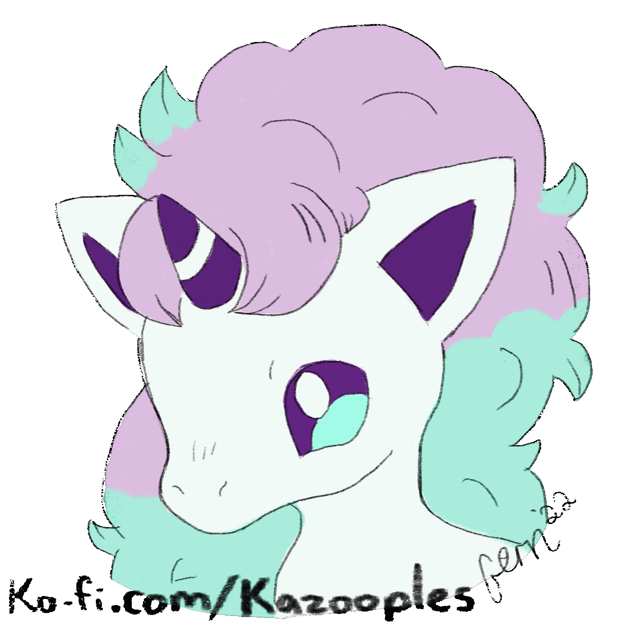 galarian ponyta '22 by @Kazooie – Sheezy.Art