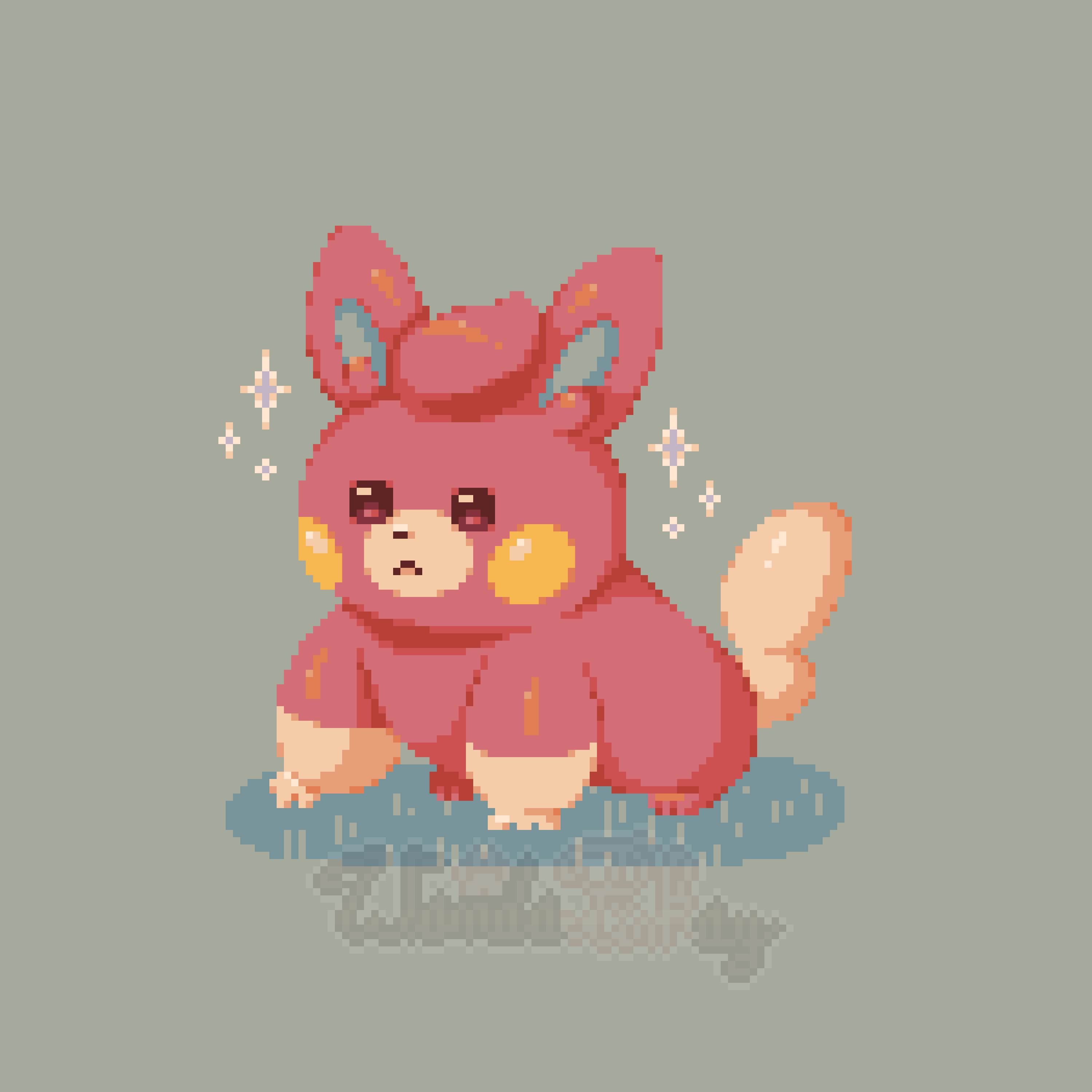Shiny Pawmi by @WandaPinkay – Sheezy.Art