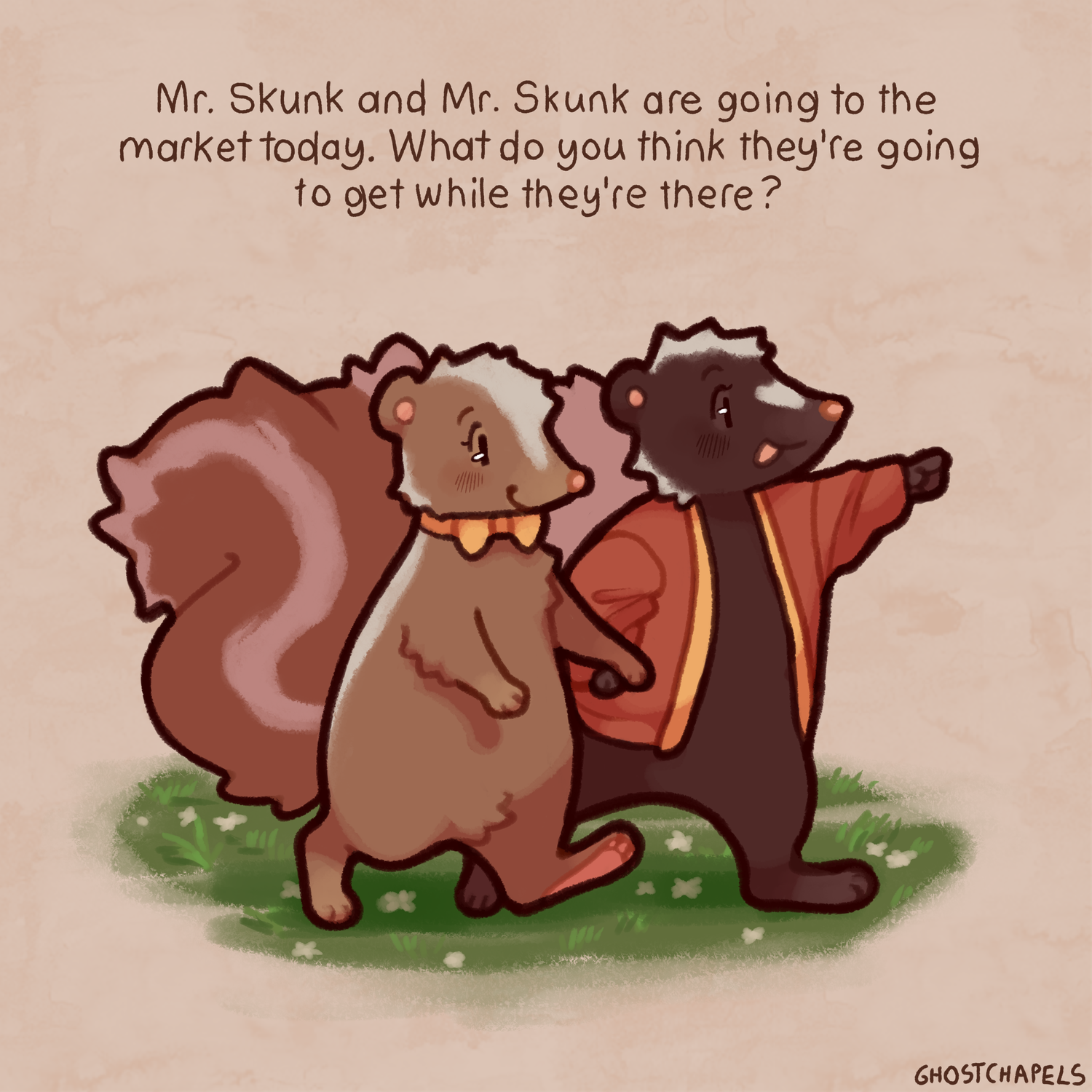mr skunk and mr skunk by @rainsforest – Sheezy.Art