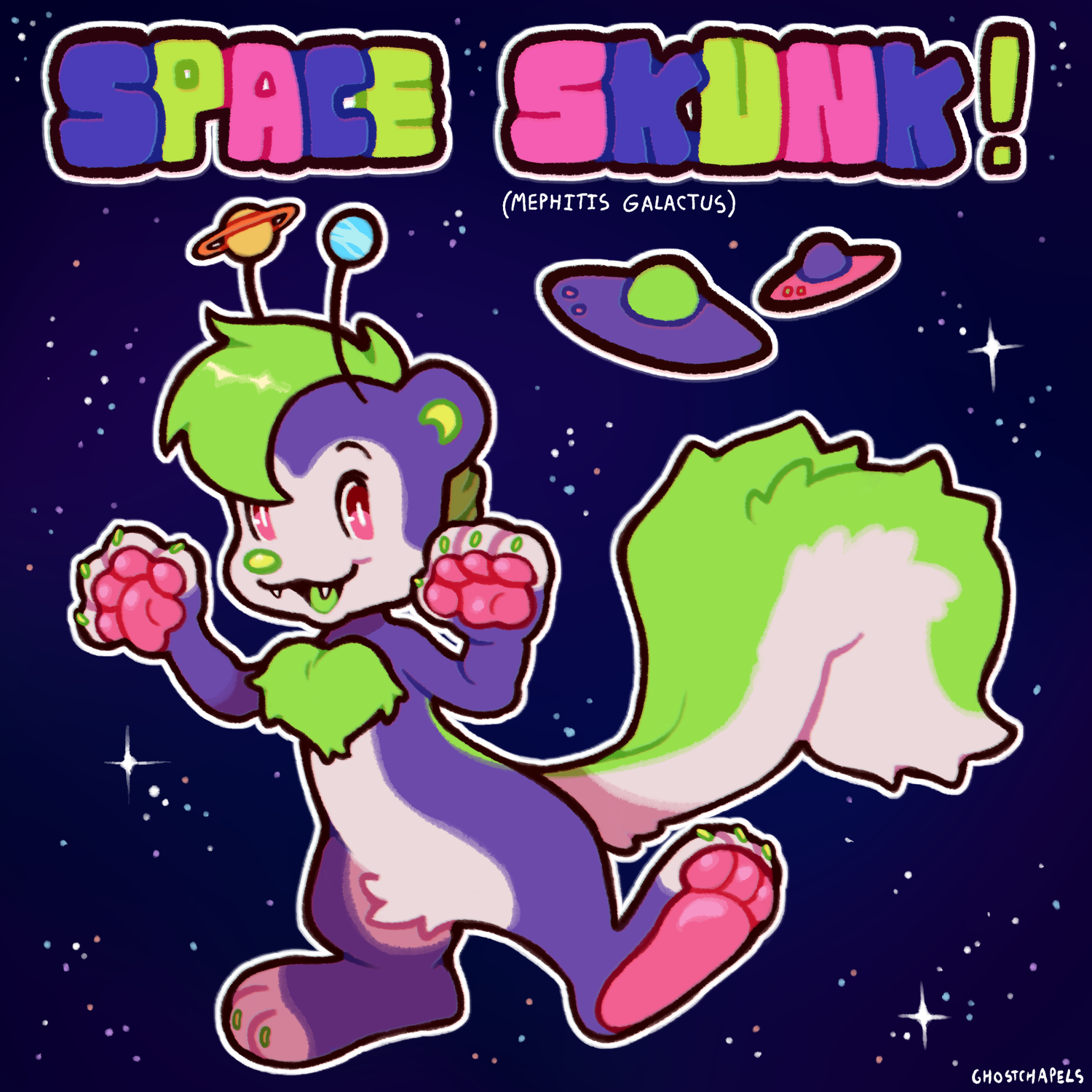 SPACE SKUNK by @rainsforest – Sheezy.Art