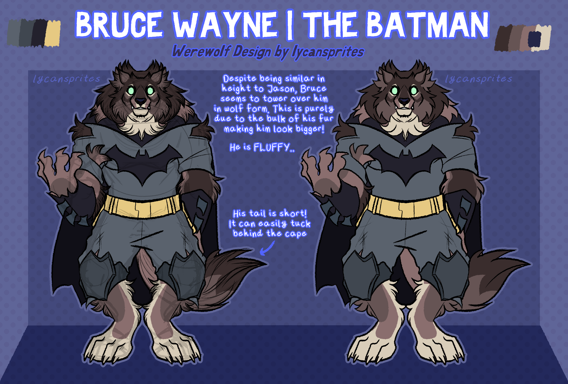 BATMAN | WEREWOLF DESIGN by @superboy – Sheezy.Art