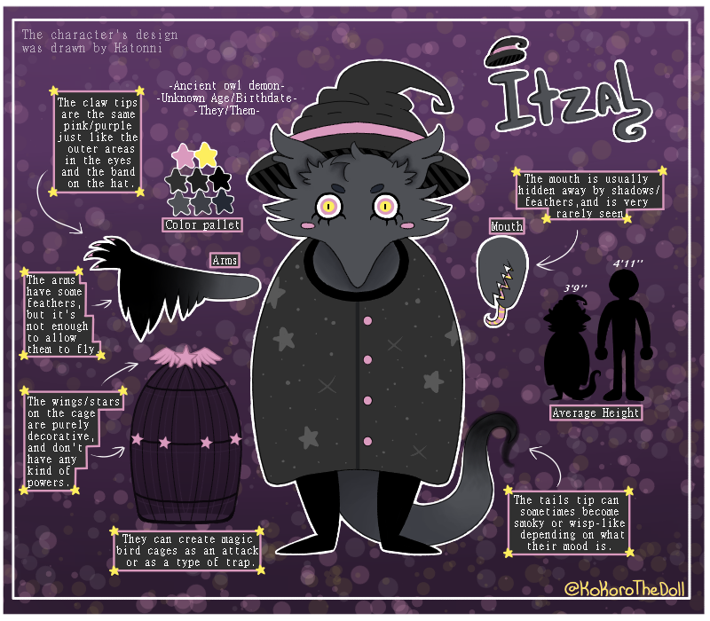 Itzal's Reference Sheet by @KokoroTheDoll – Sheezy.Art