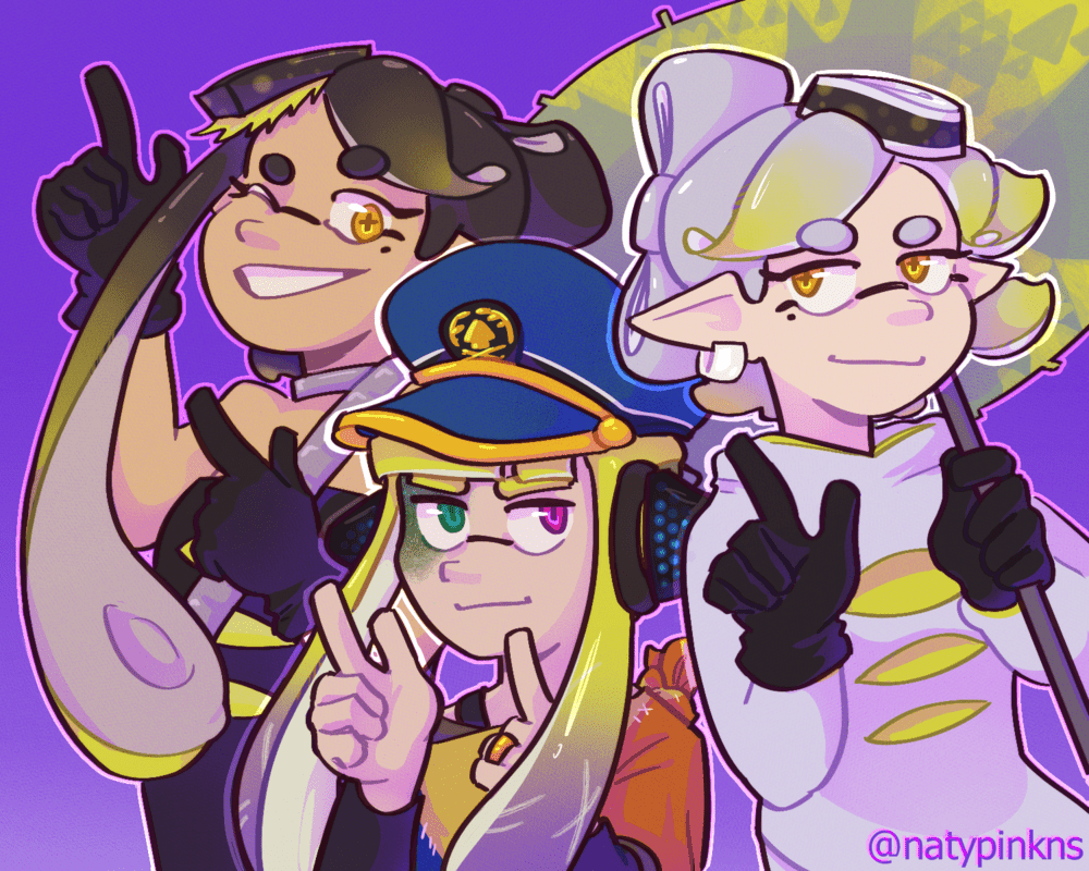 more new squidbeak splatoon art (august 2022) by @natypinkns – Sheezy.Art