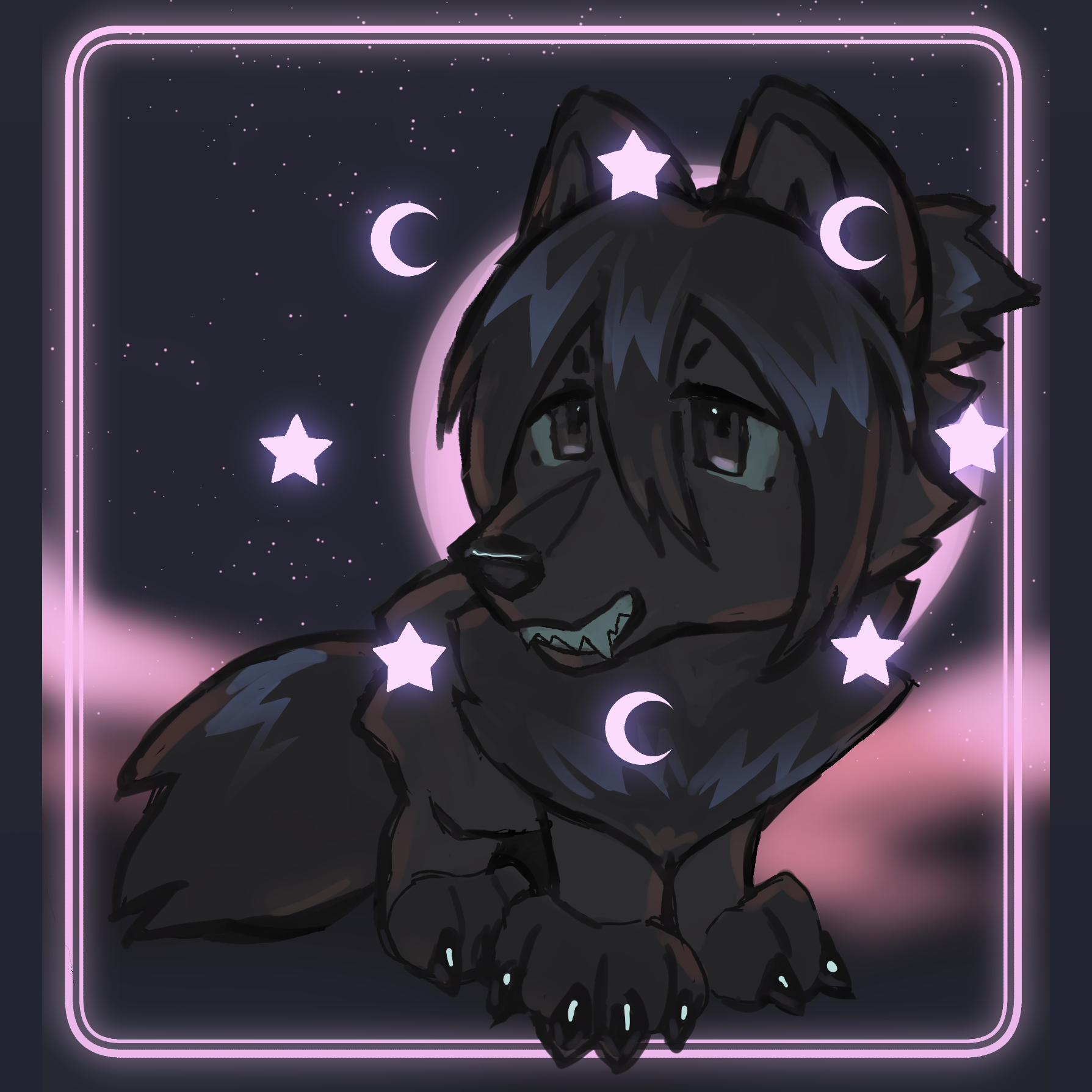 wolf sona chibi 2022 by @Howlentine – Sheezy.Art