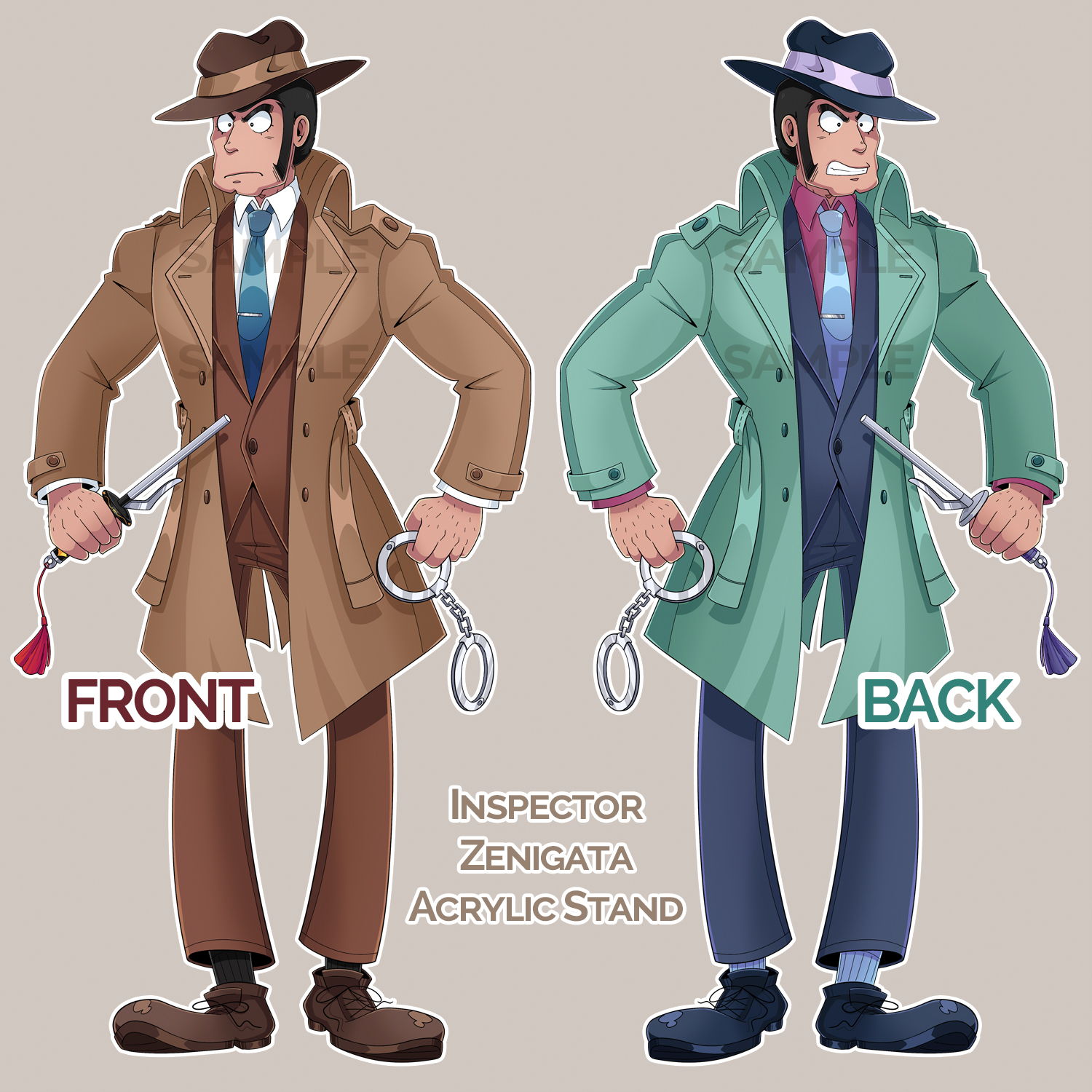 Zenigata Acrylic Stand (2022) by @MystSaphyr – Sheezy.Art