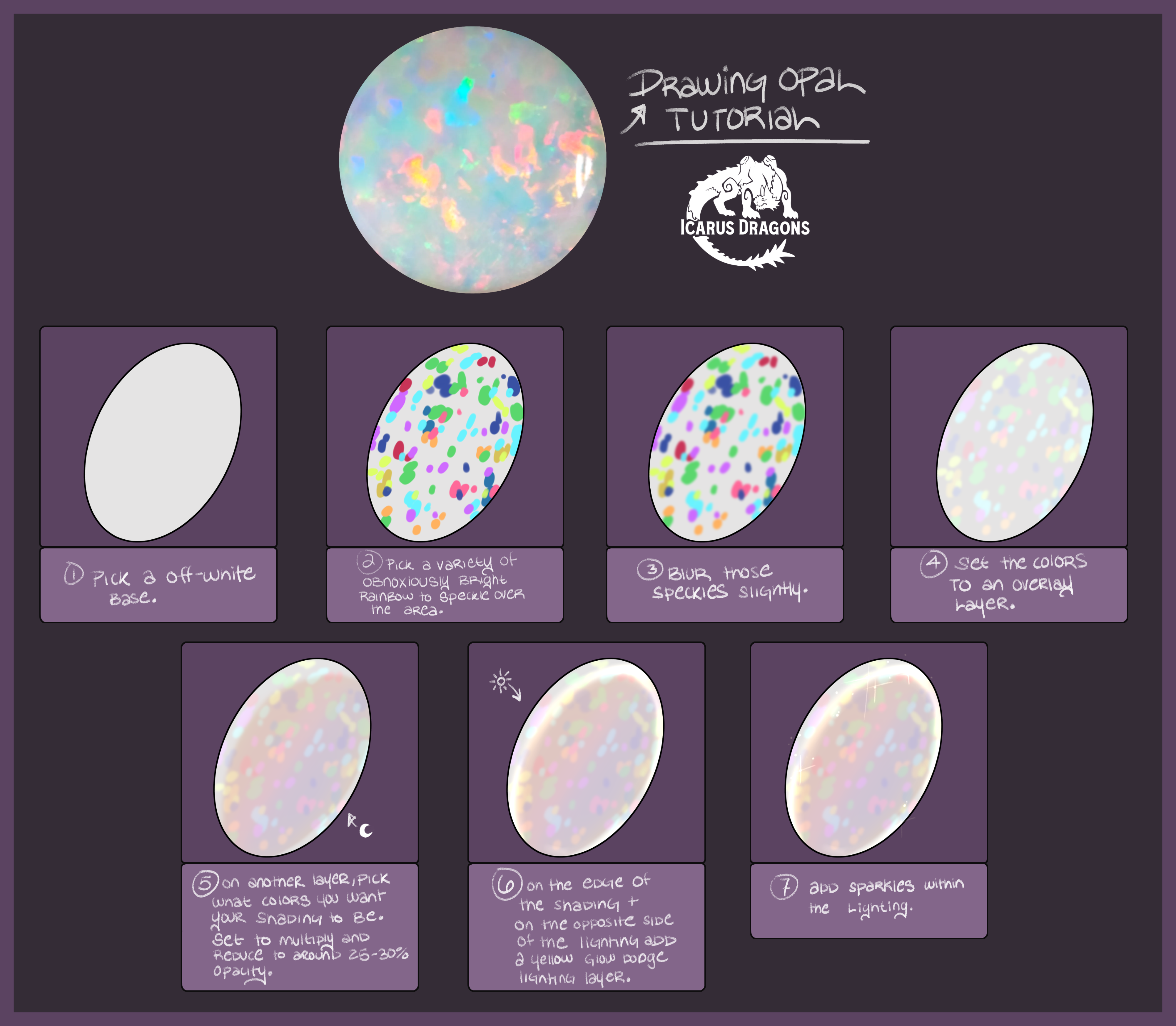 Opal Tutorial by @IcarusDragons – Sheezy.Art