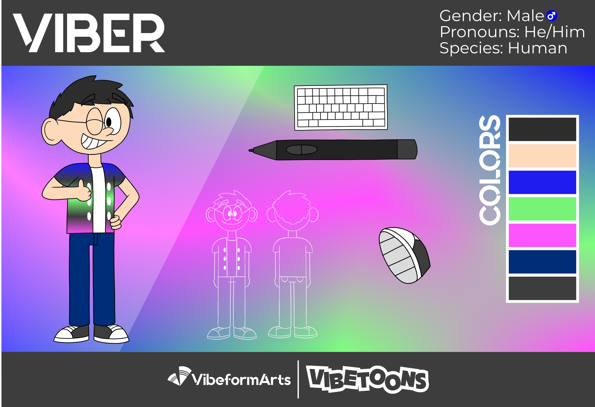 Viber Reference Sheet (2024) by @VibeformArts – Sheezy.Art