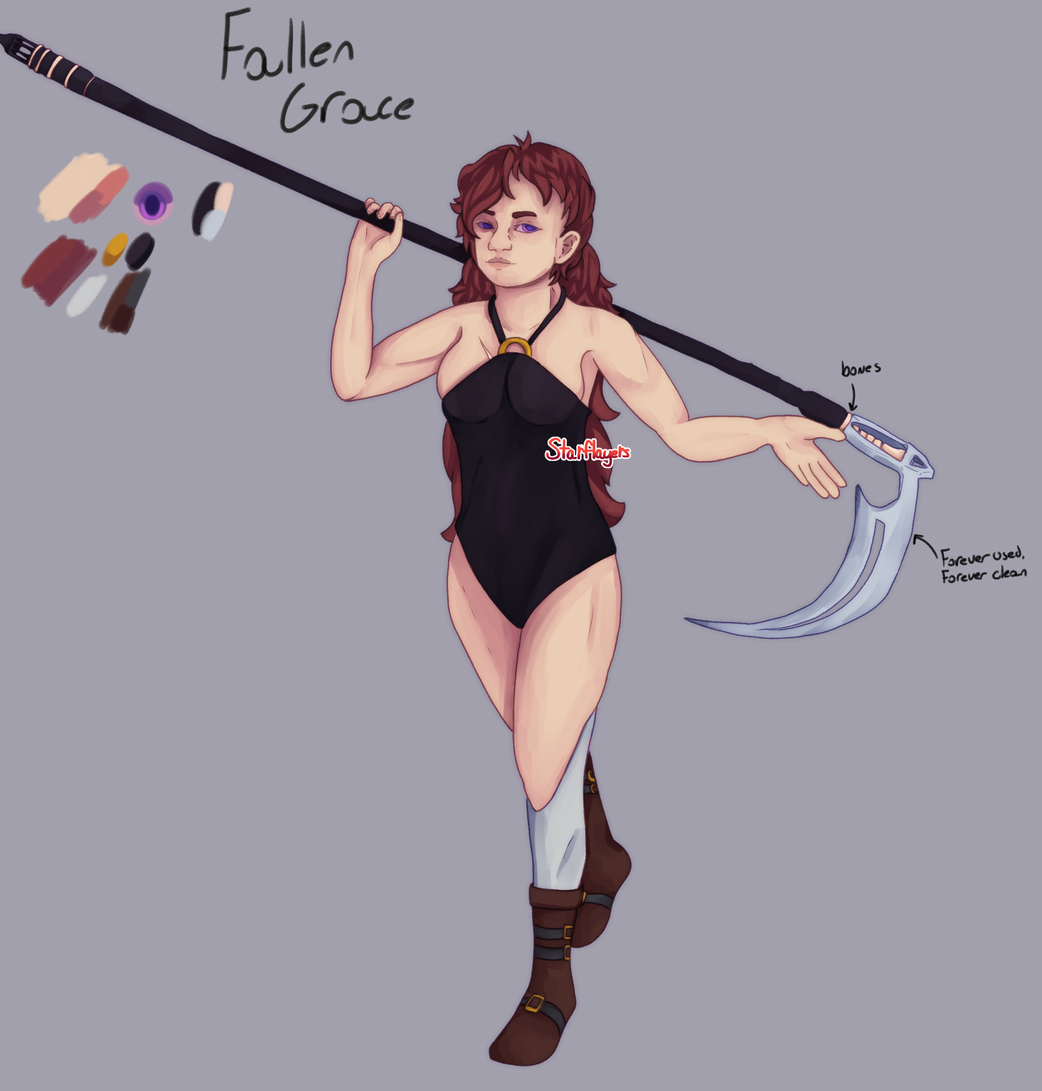 [OC] Fallen Grace by @starflayers – Sheezy.Art