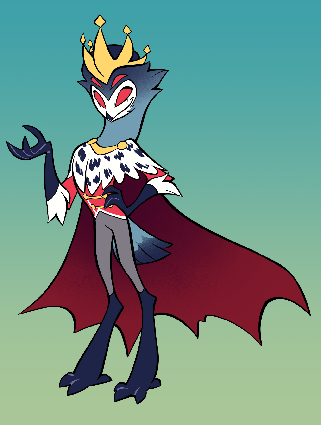 Stolas Redesign by @HazbinRewritten – Sheezy.Art