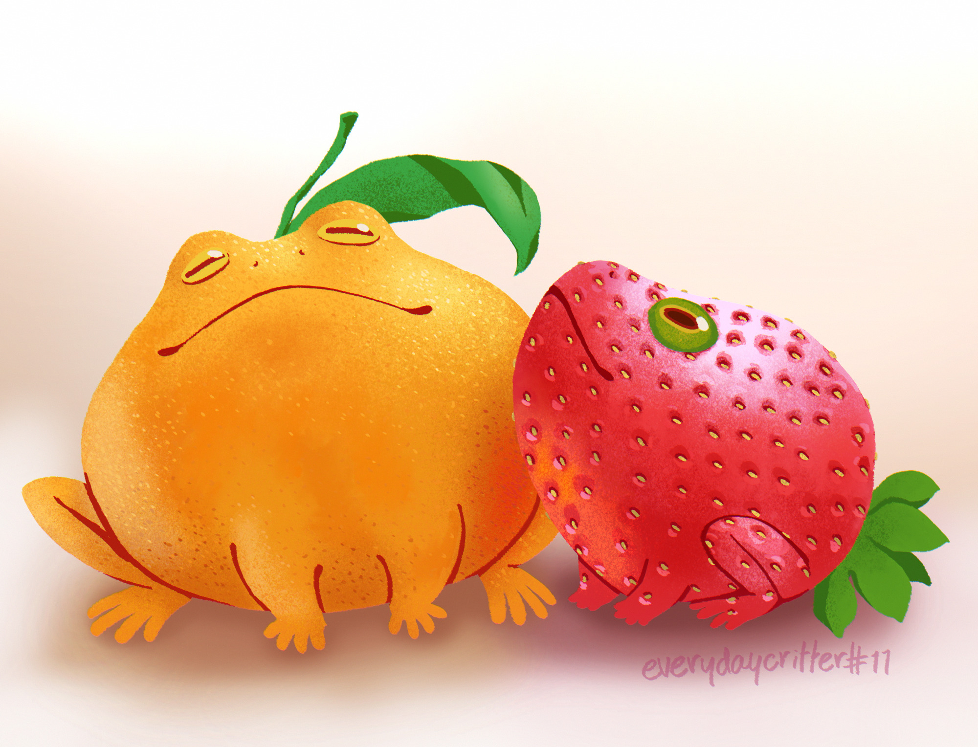 Fruit Frogs by @mooncritter – Sheezy.Art