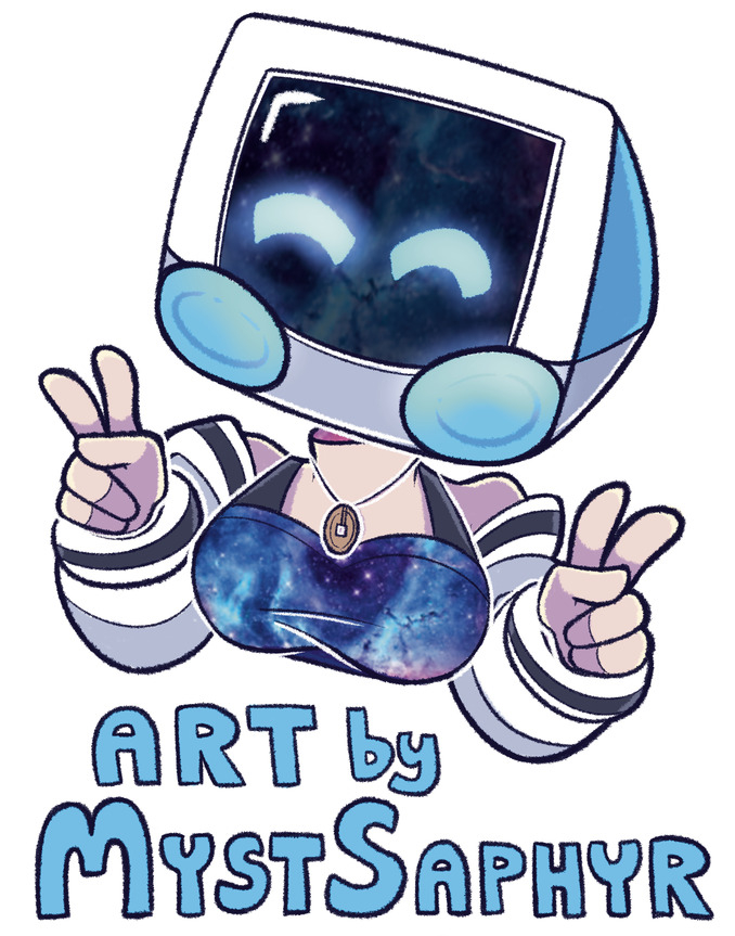 Artist Alley Booth Doodle (2023) by @MystSaphyr – Sheezy.Art