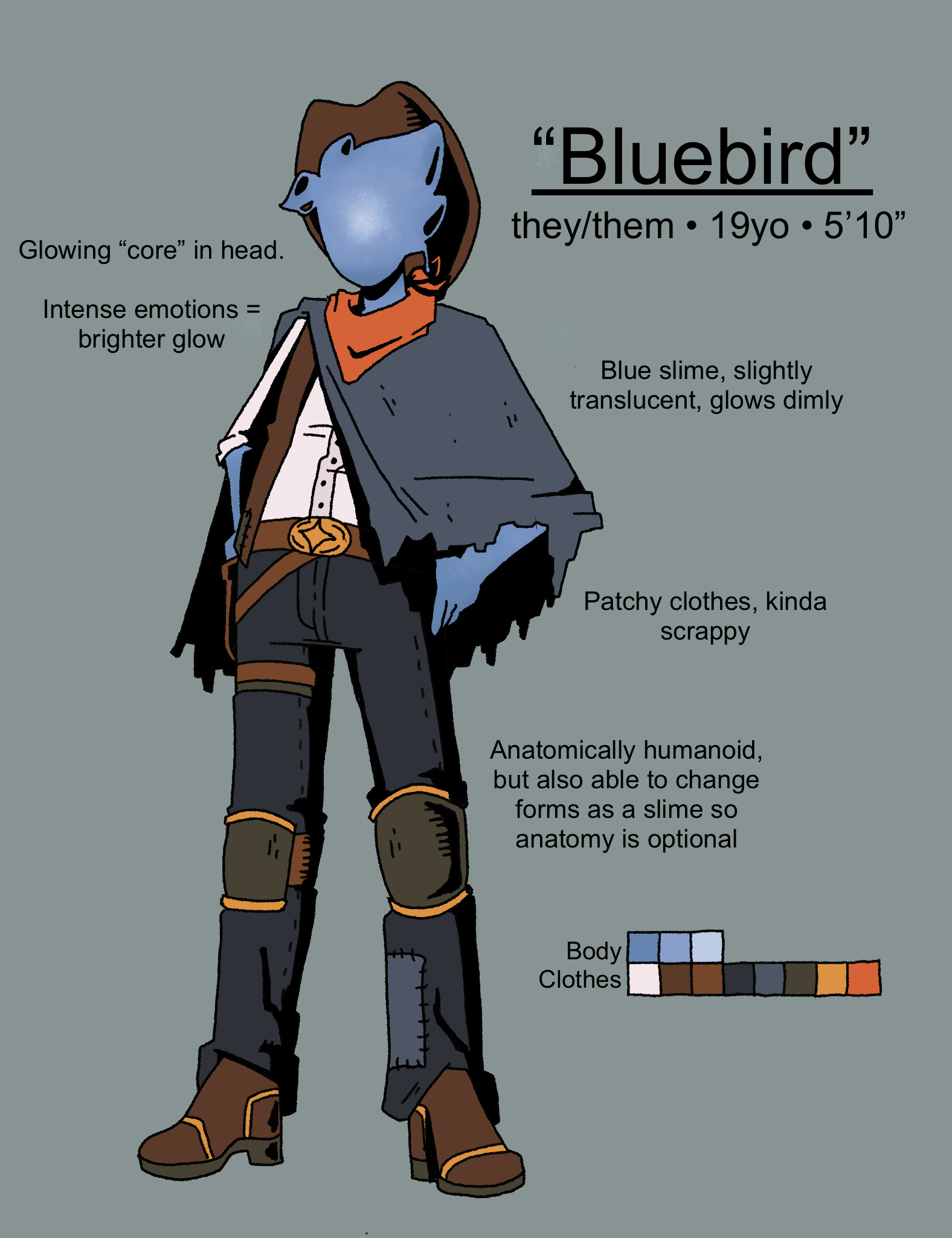 Bluebird -- OC Ref by @GallusGallous – Sheezy.Art