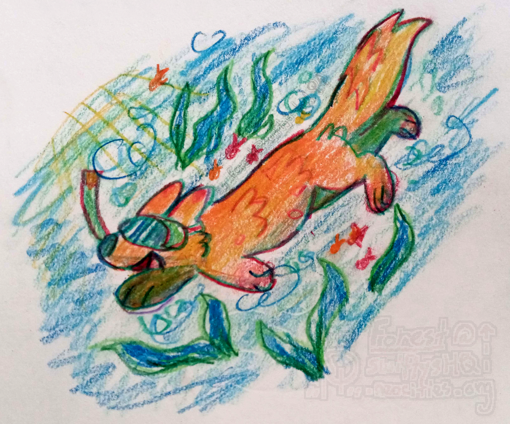 [2d] take a dive by @forest – Sheezy.Art