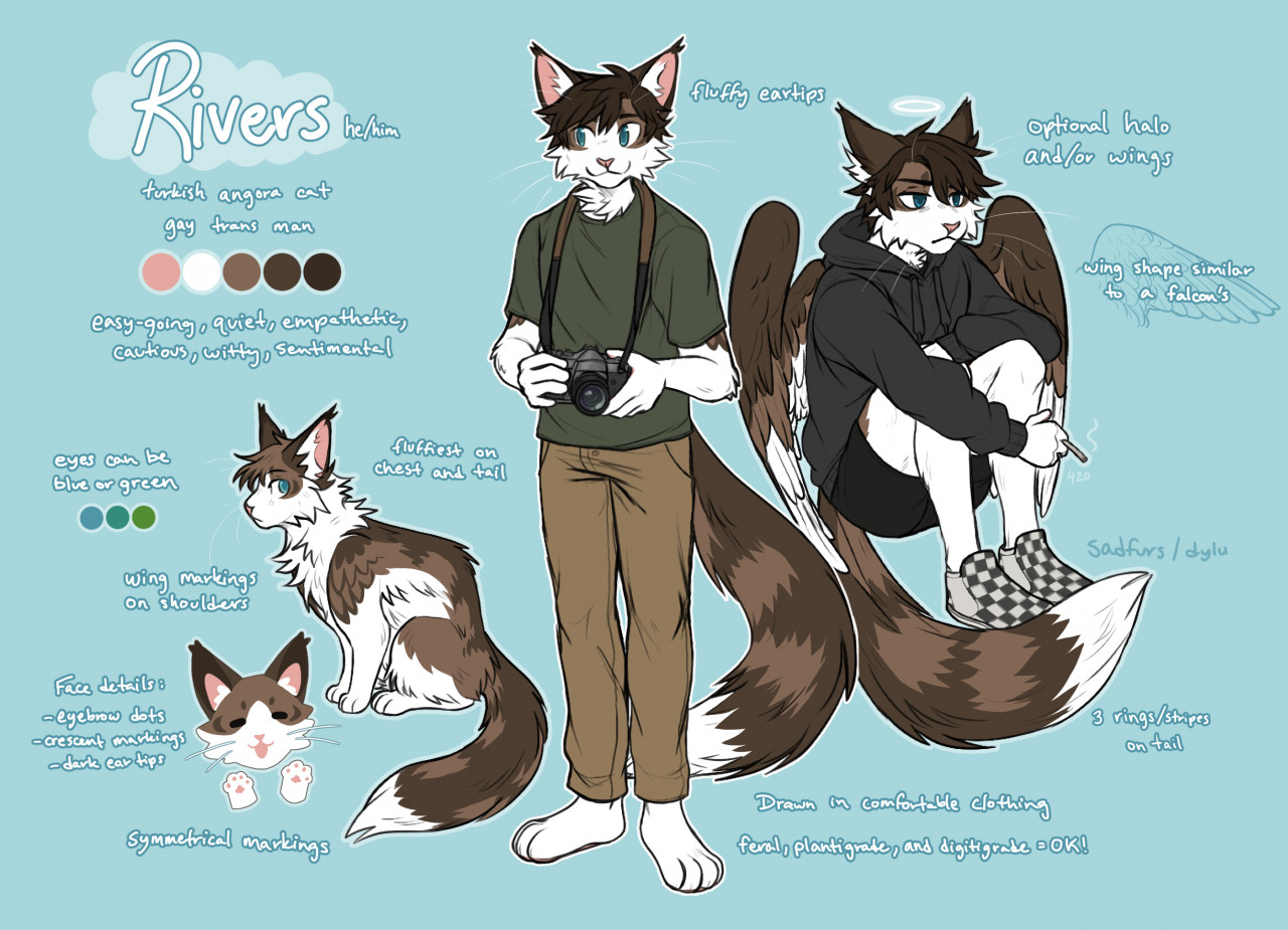 rivers - fursona reference by @dylu – Sheezy.Art