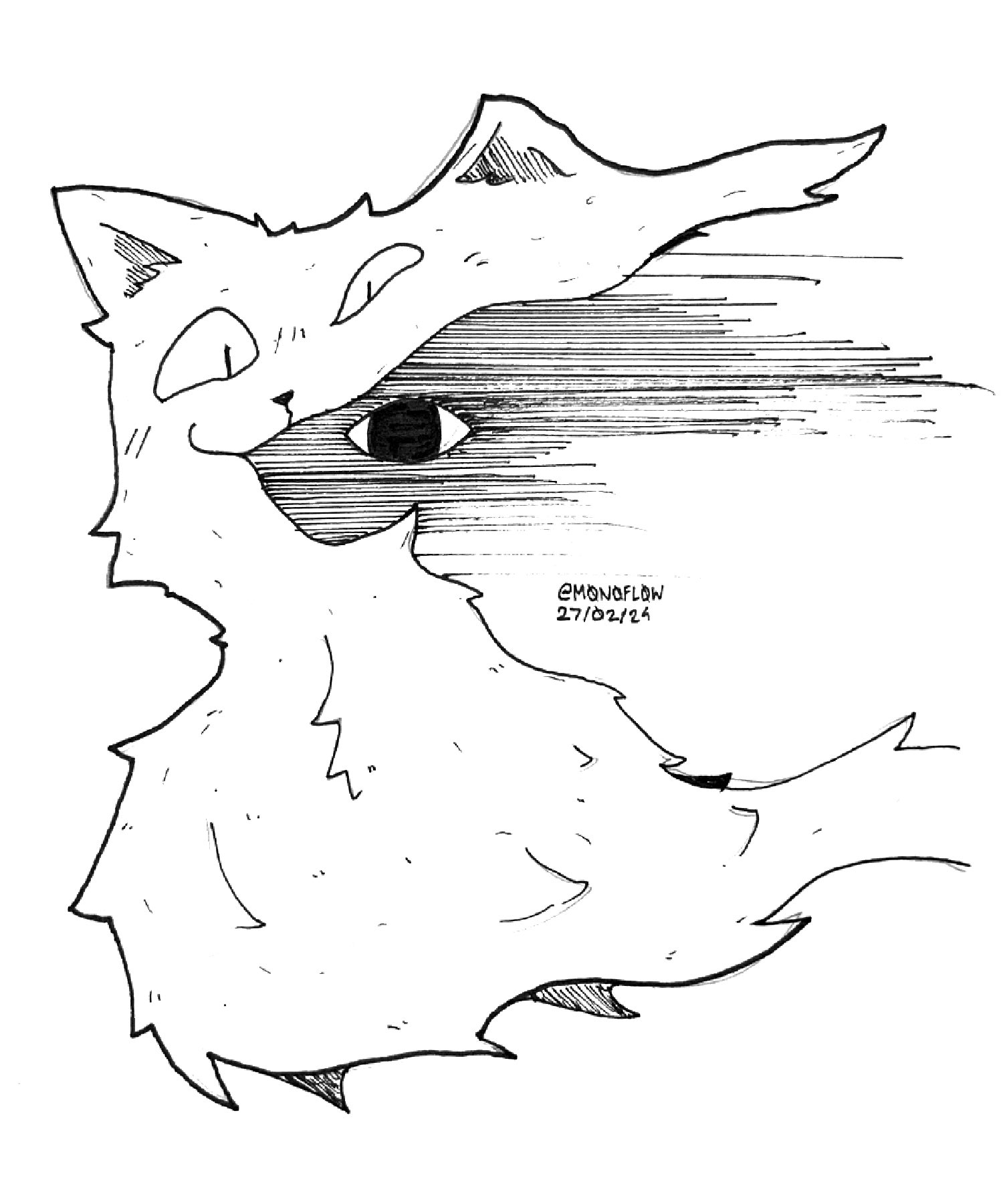 within the hide of a friendly stranger by @monoflow – Sheezy.Art