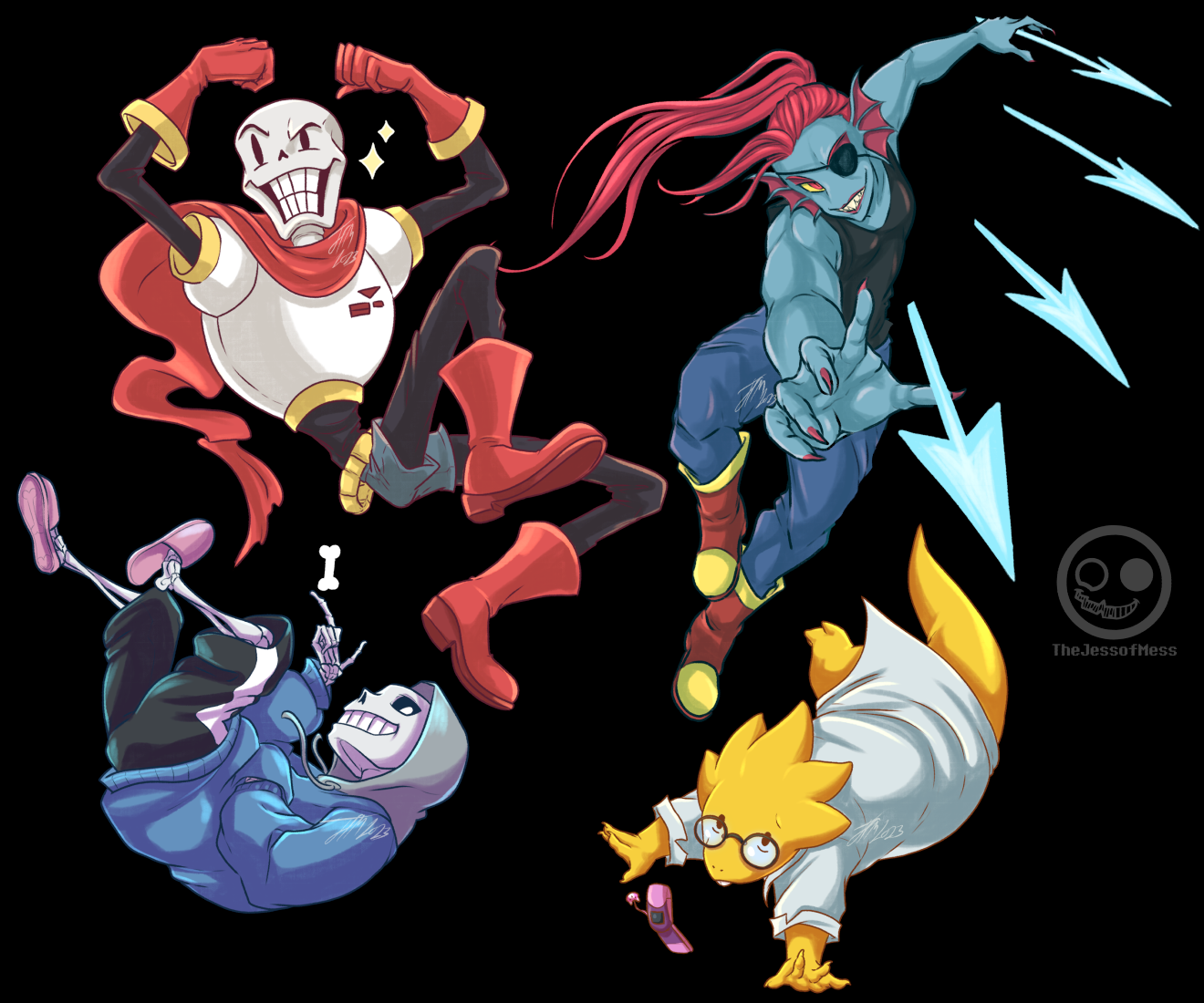 Undertale Doodles by @TheJessofMess – Sheezy.Art