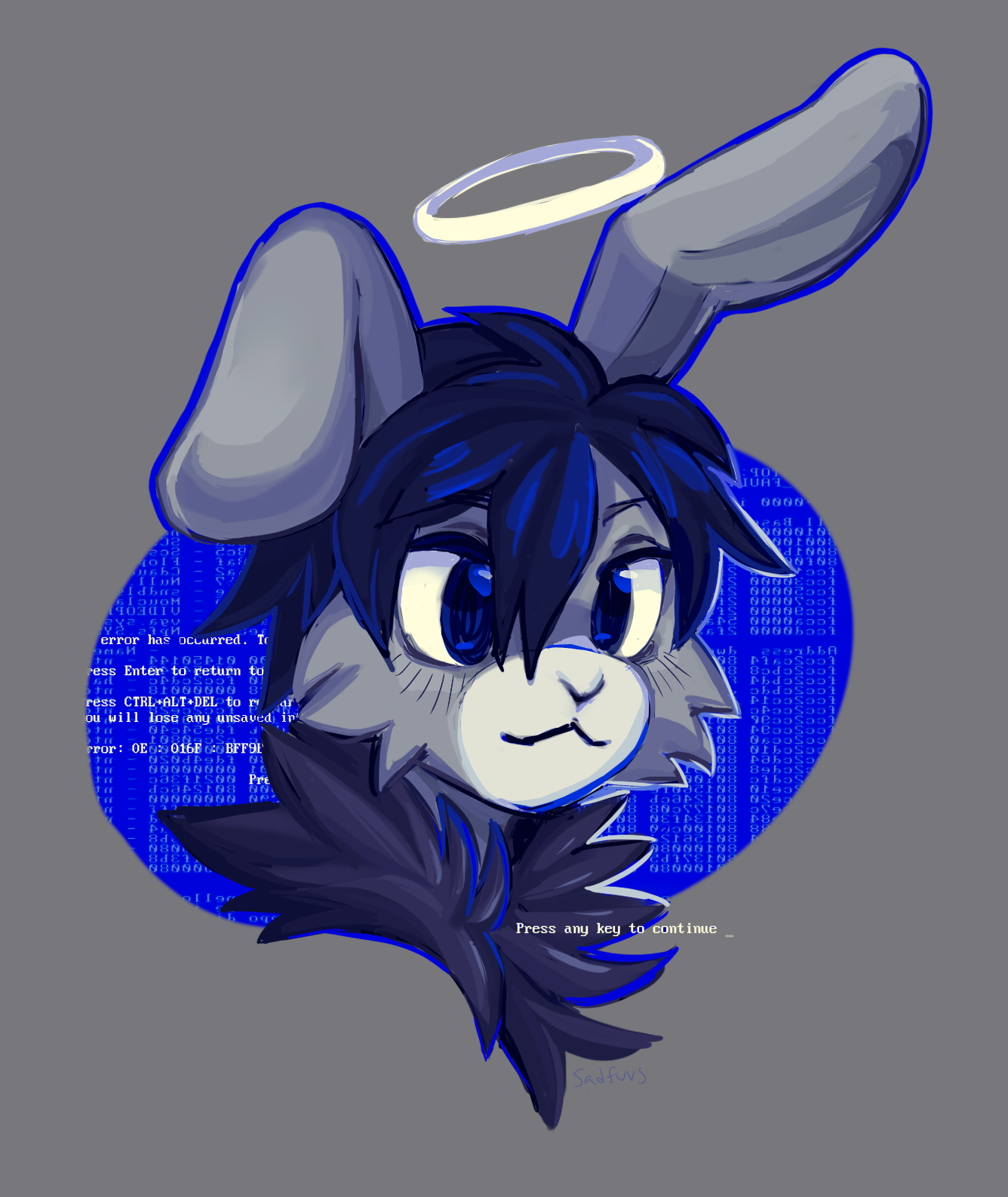blue screen of death by @dylu – Sheezy.Art