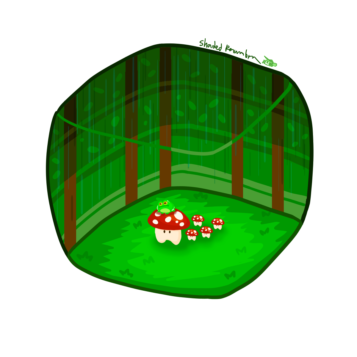 Forest Cube by @ShadedPenumbra – Sheezy.Art