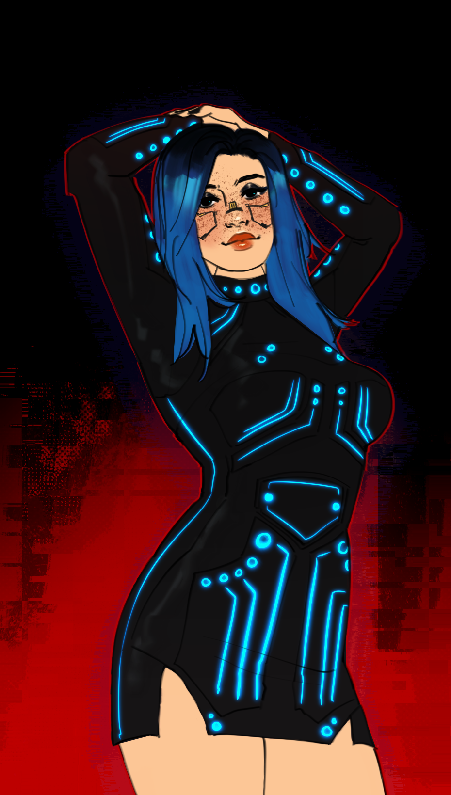 cyberpunk princess by @angelwings – Sheezy.Art