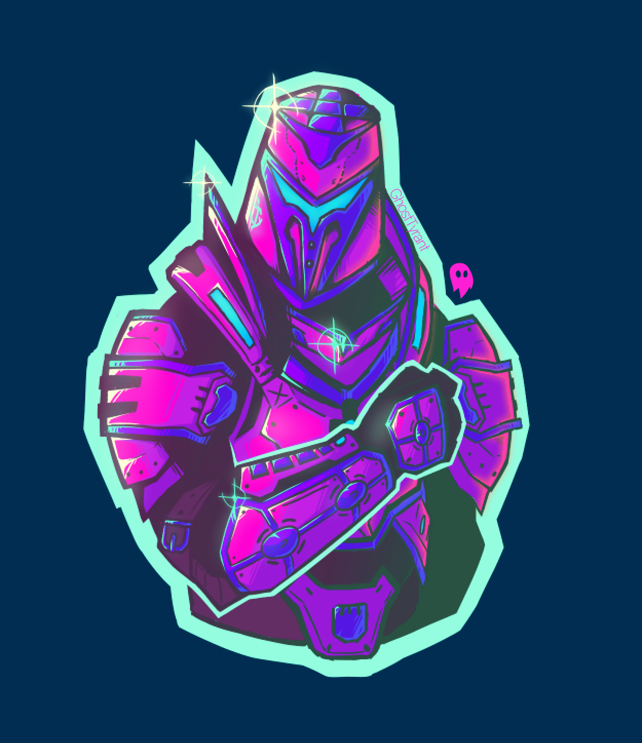 Night Sentinel by @GhostTyrant – Sheezy.Art