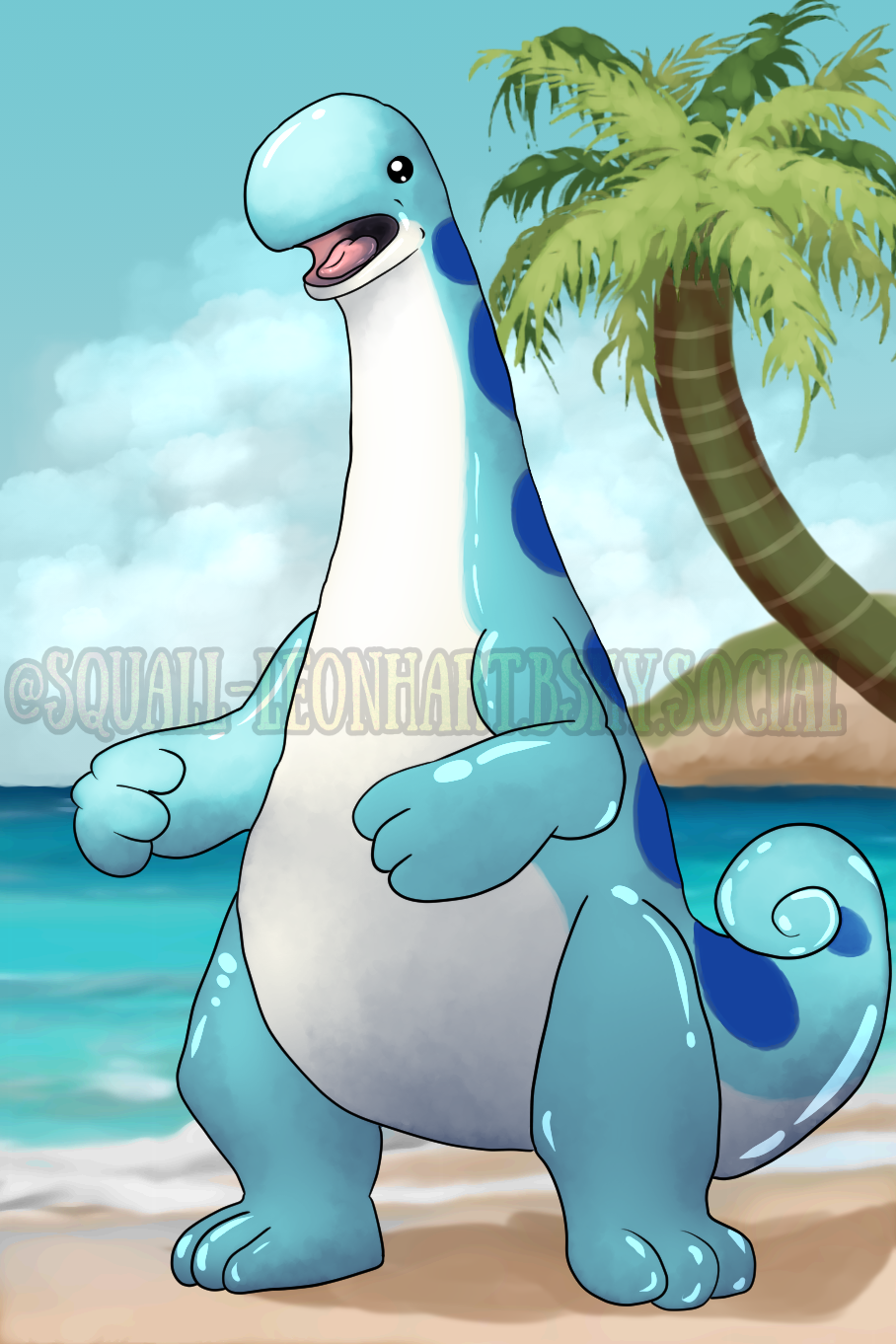 Relaxaurus by @Shinjiro_Aragaki – Sheezy.Art