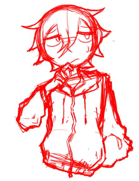 Art Style Test Sketch by @ghstmsk – Sheezy.Art