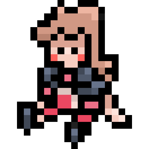 Sitting Pixel Sprite by @plamnet – Sheezy.Art