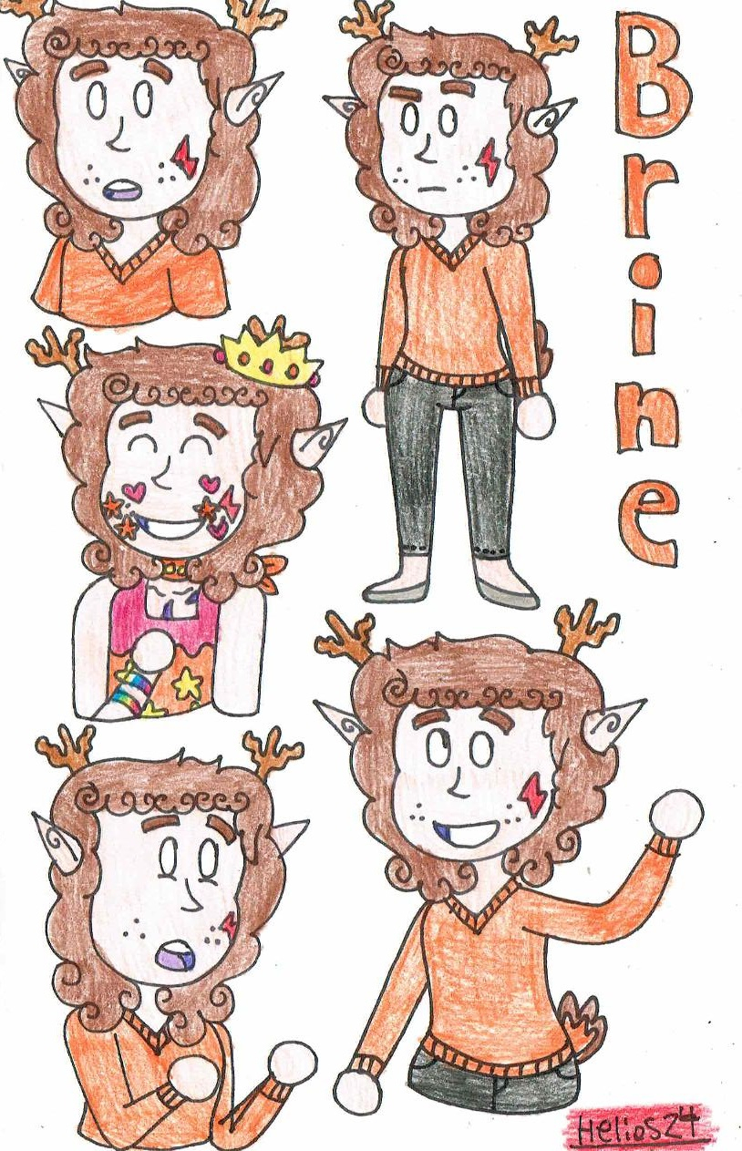 [Minecraft] Brine Doodle Page by @StellarStarCelios – Sheezy.Art