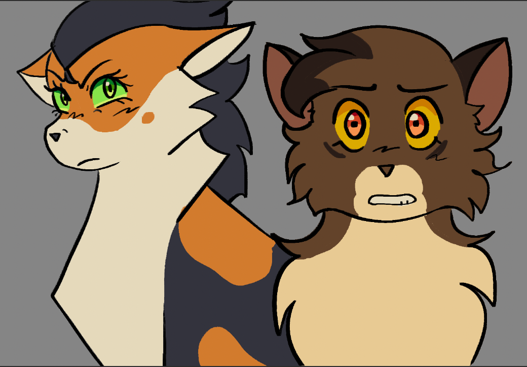 tawnypaw and bramblepaw by @Nyomi – Sheezy.Art