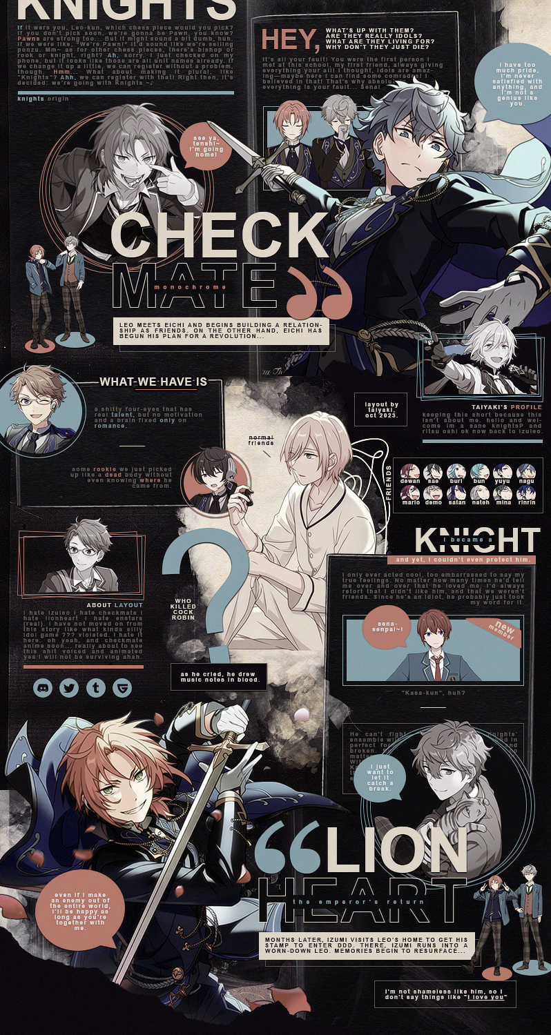 [mal layout] lionheart by @izuleo – Sheezy.Art