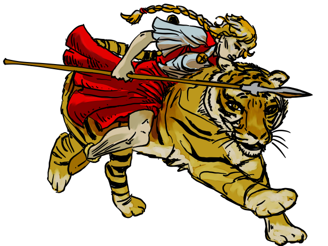 Tiger Rider by @PerKGrok – Sheezy.Art