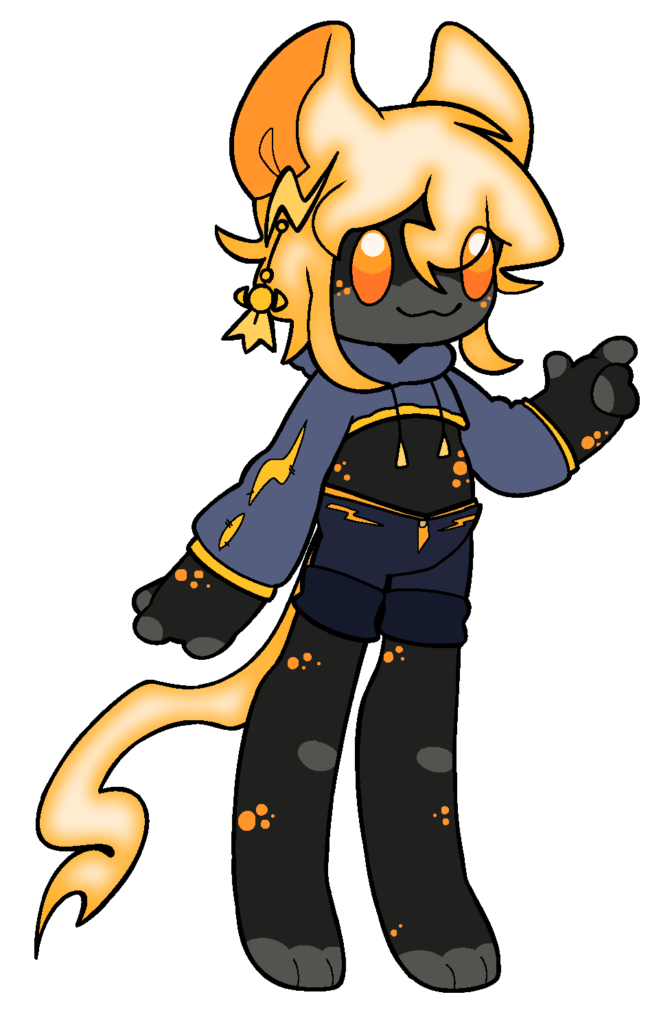 Lightning cat by @Charles-Toy-Box – Sheezy.Art