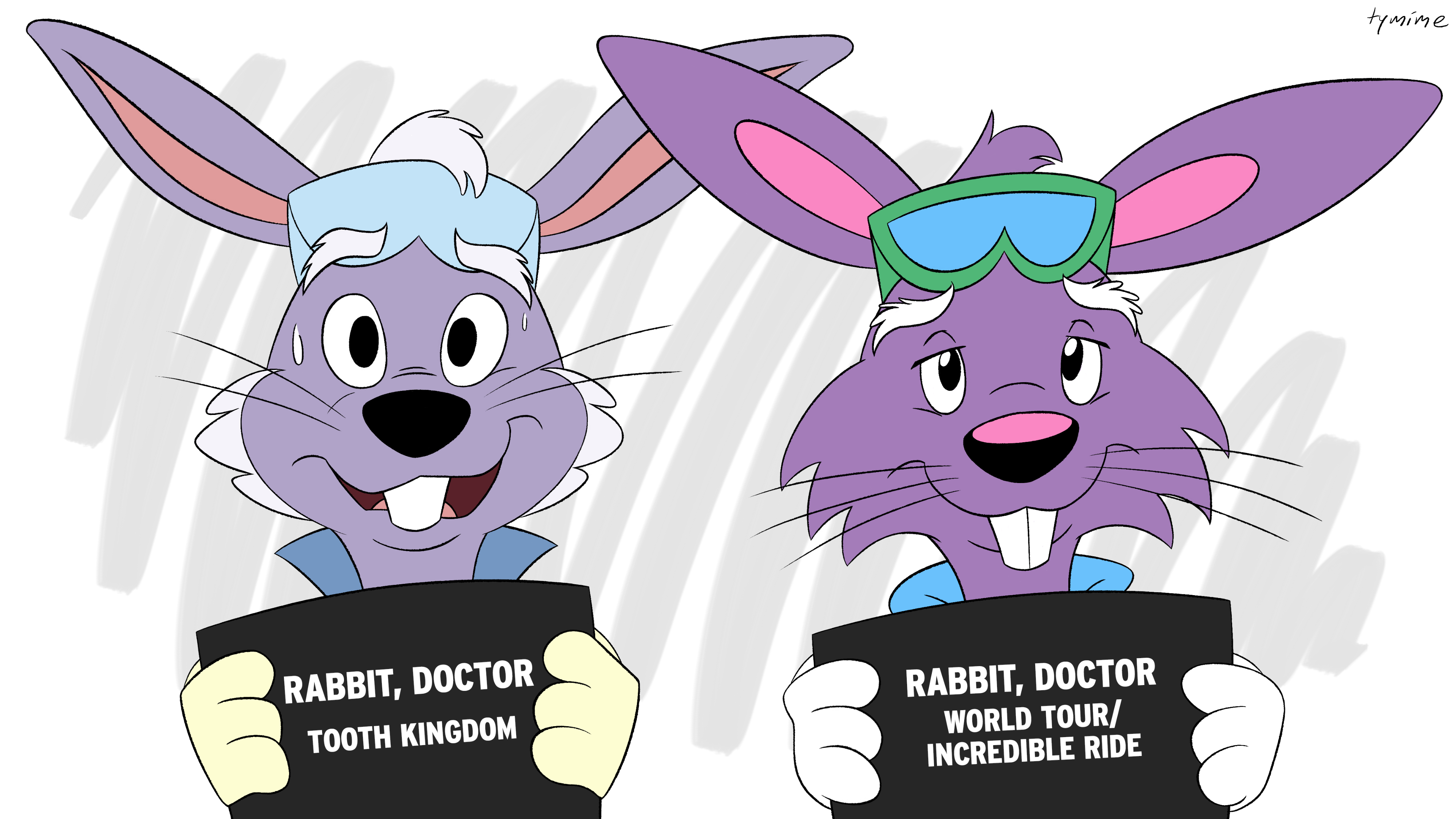 Dr. Rabbit mugshots (commission) by @tymime – Sheezy.Art