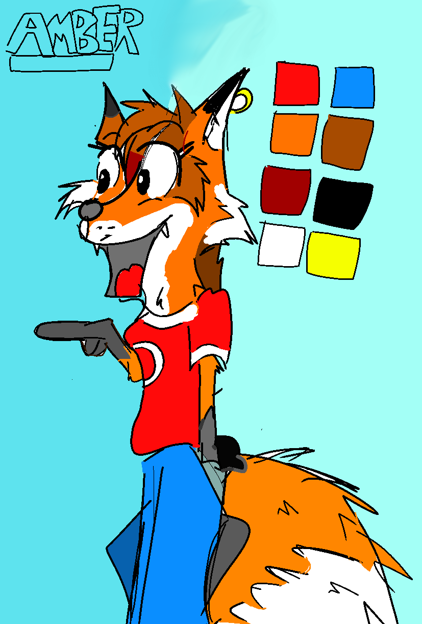 Amber the Fox by @PandaFox – Sheezy.Art