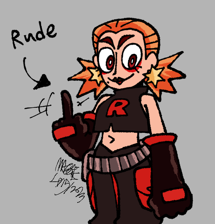 Rude Channon by @magnetic_dogz – Sheezy.Art