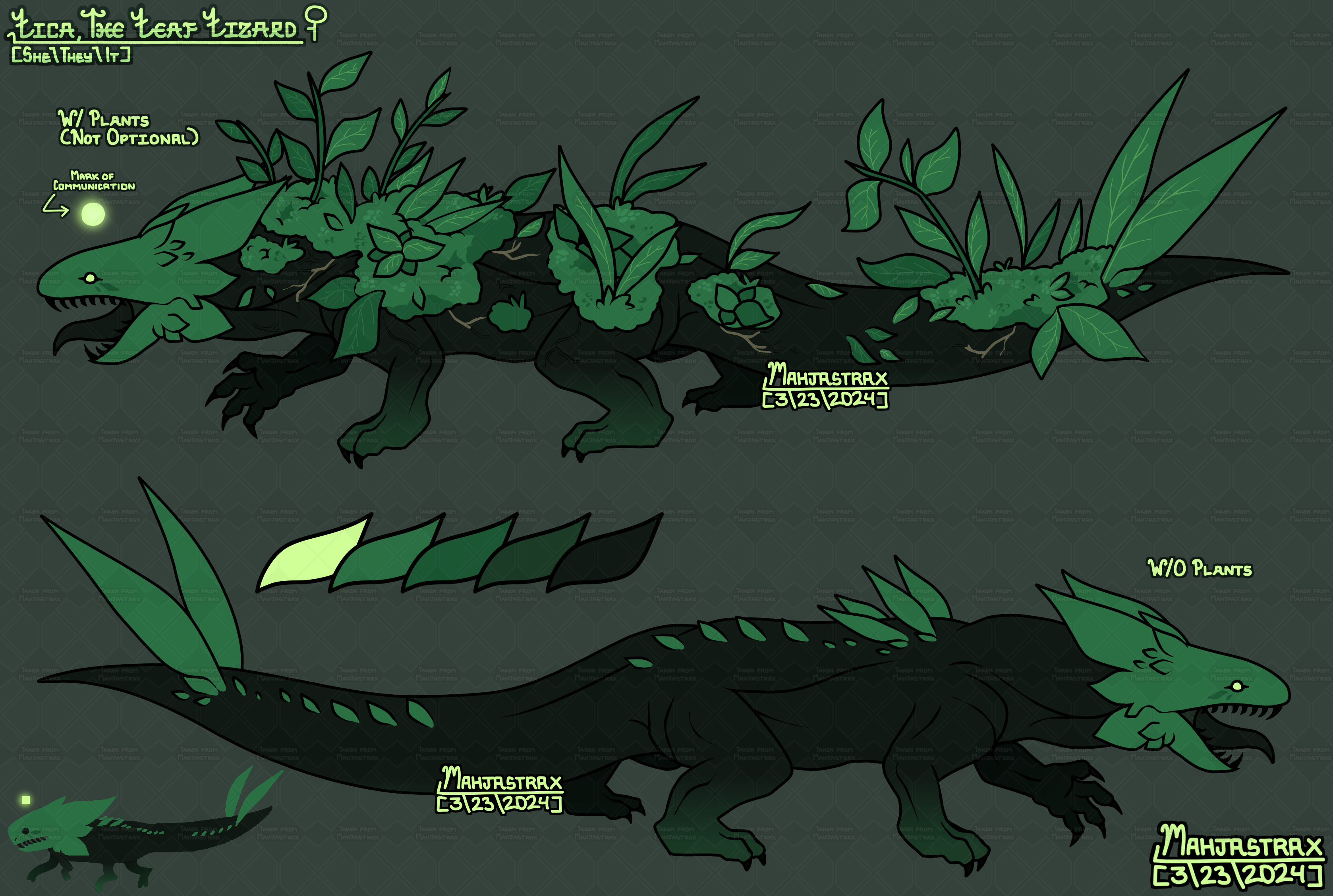 [RW OC] Lica, The Leaf Lizard by @Mahjastrax – Sheezy.Art