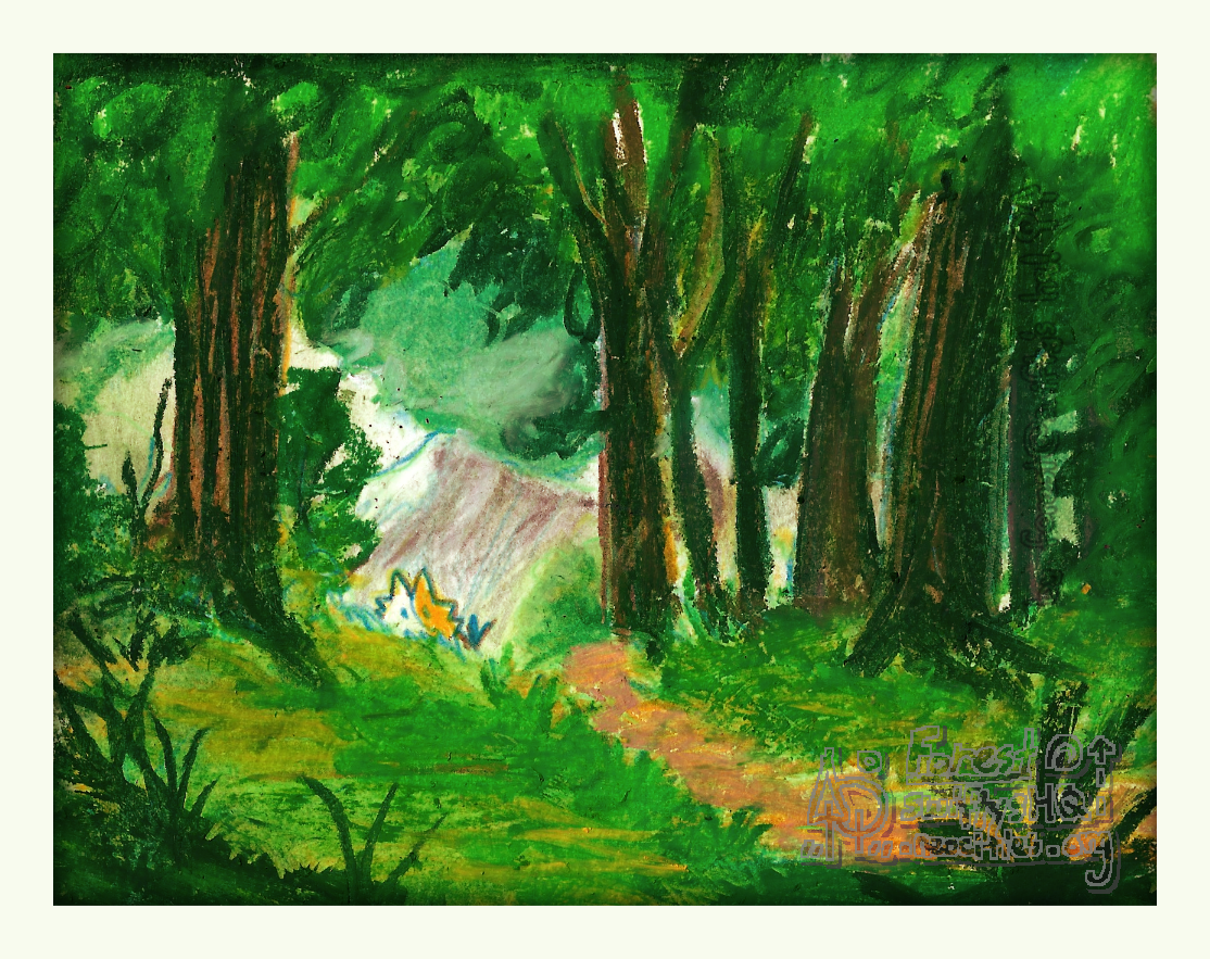 [2d] along the trail by @forest – Sheezy.Art