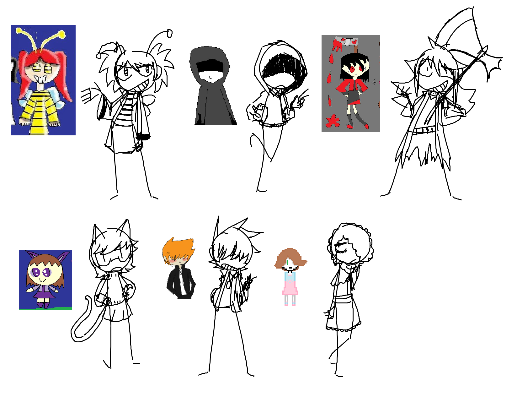 Old OCs by @ghstmsk – Sheezy.Art