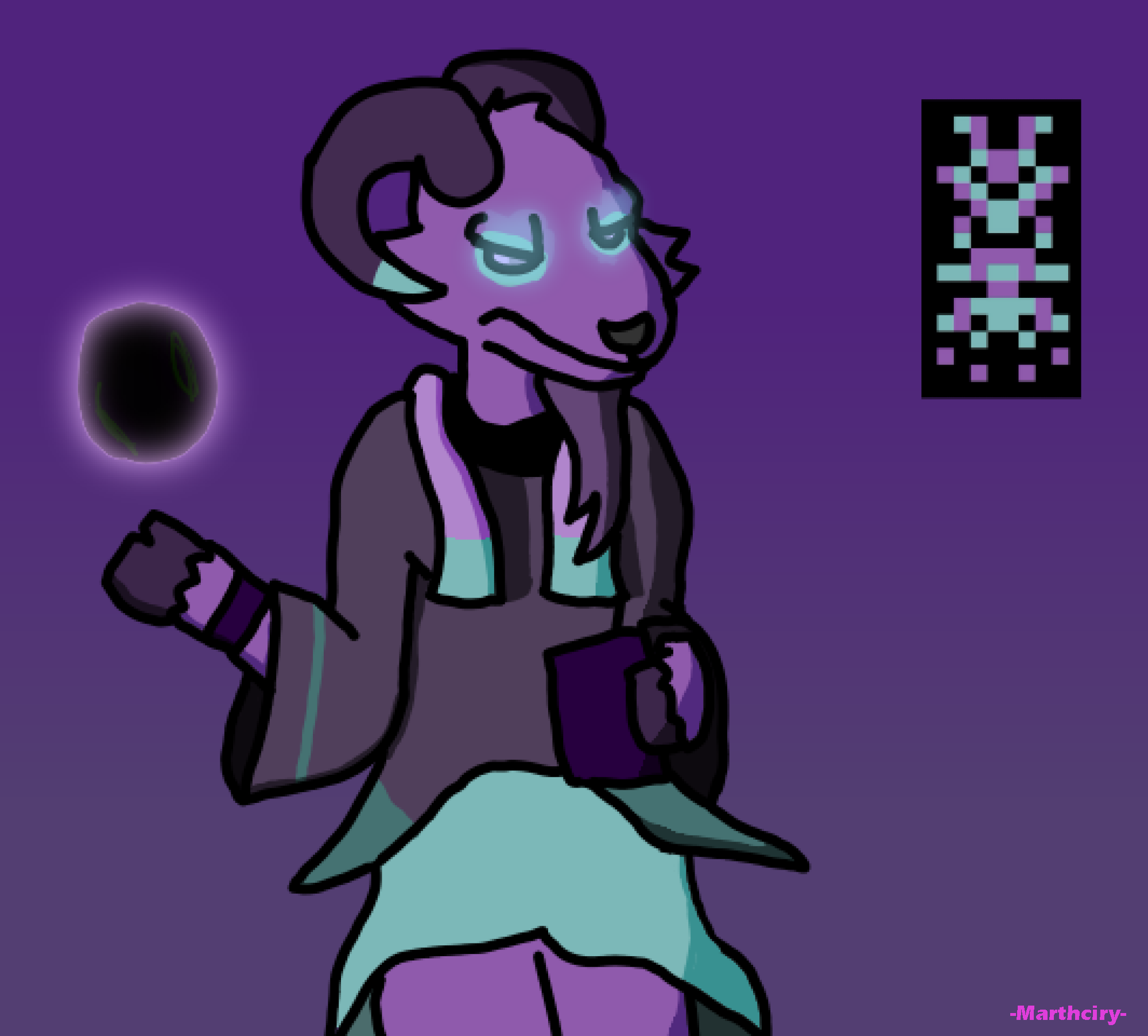 Evil Goat Mage by @Marthcirytheanthro23 – Sheezy.Art